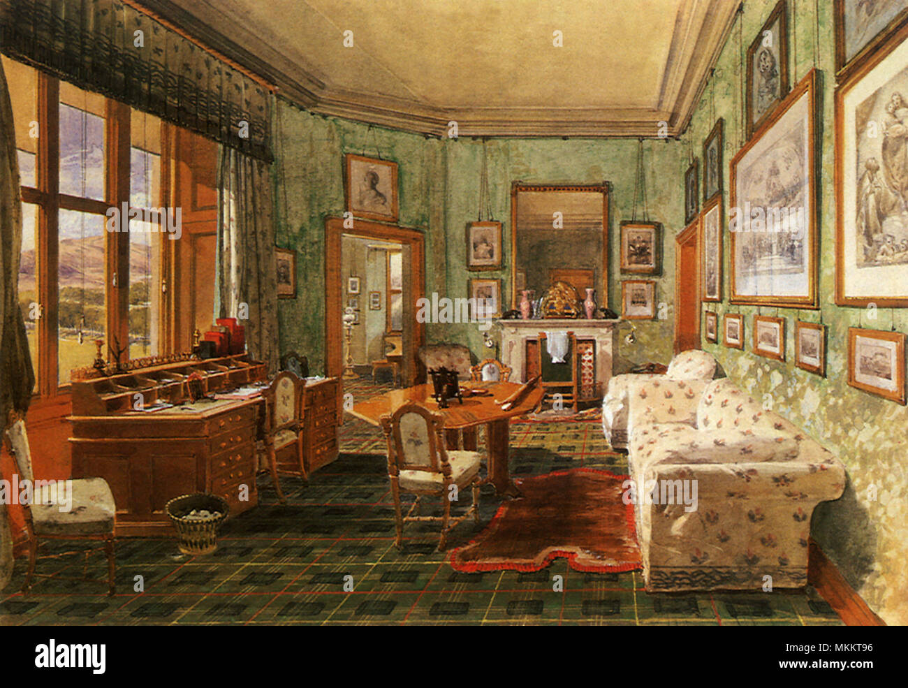 Balmoral castle interior Banque de photographies et d’images à haute ...