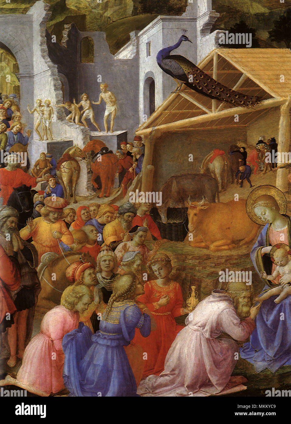 Fra filippo lippi the adoration Banque de photographies et d’images à haute résolution - Alamy