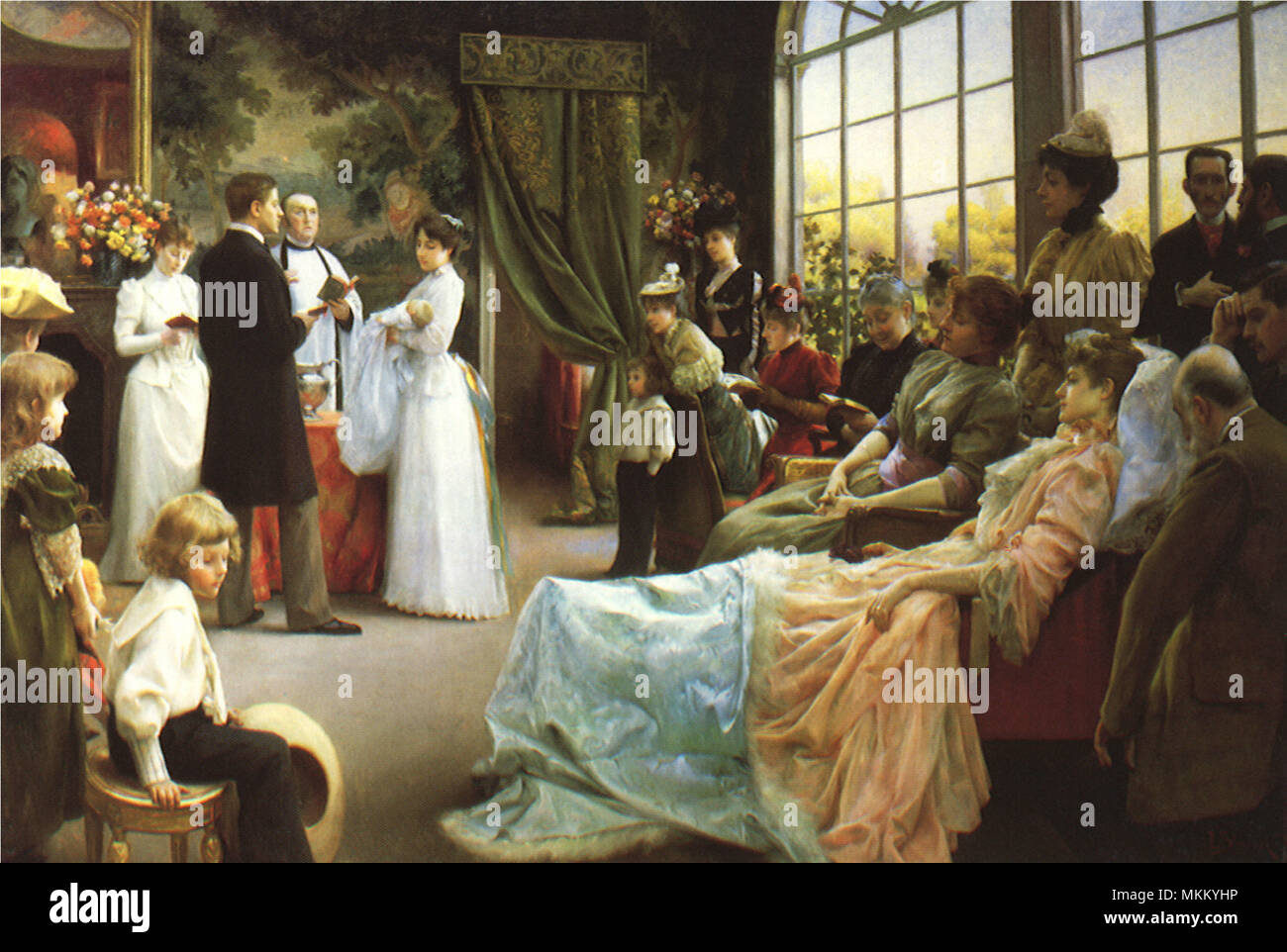 Bapteme catholique bébé Banque de photographies et d’images à haute ...