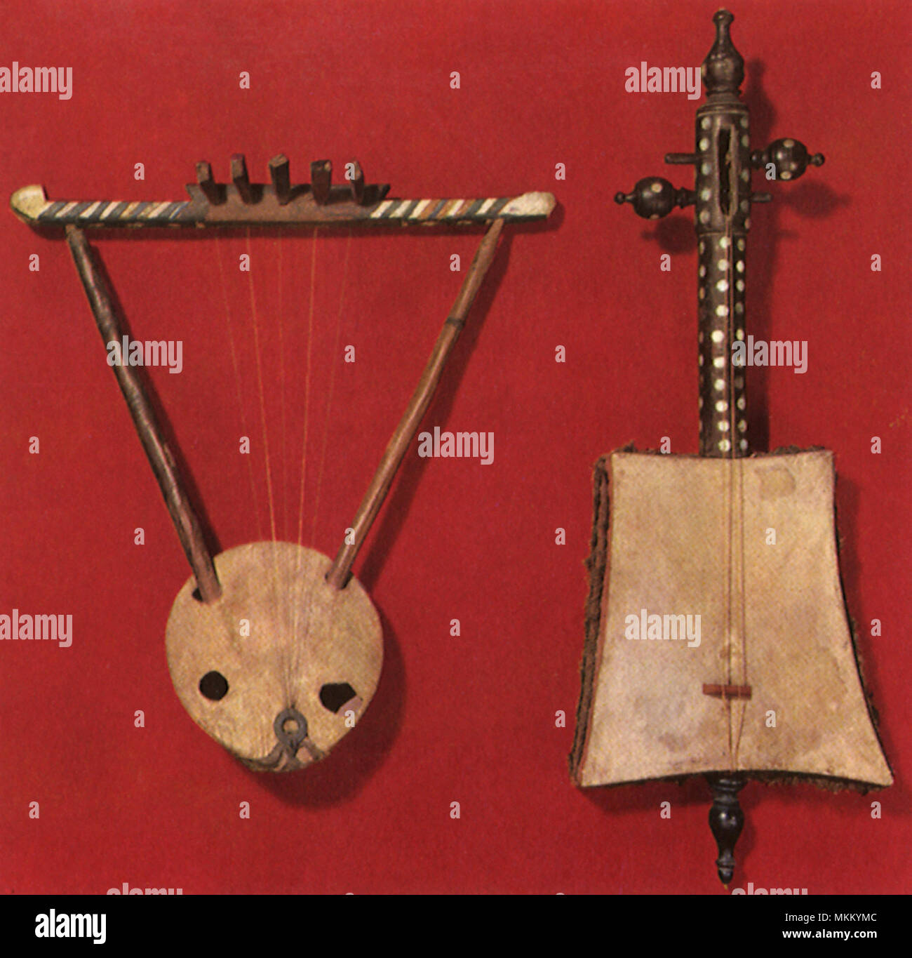 Lyre antique, luth Photo Stock - Alamy