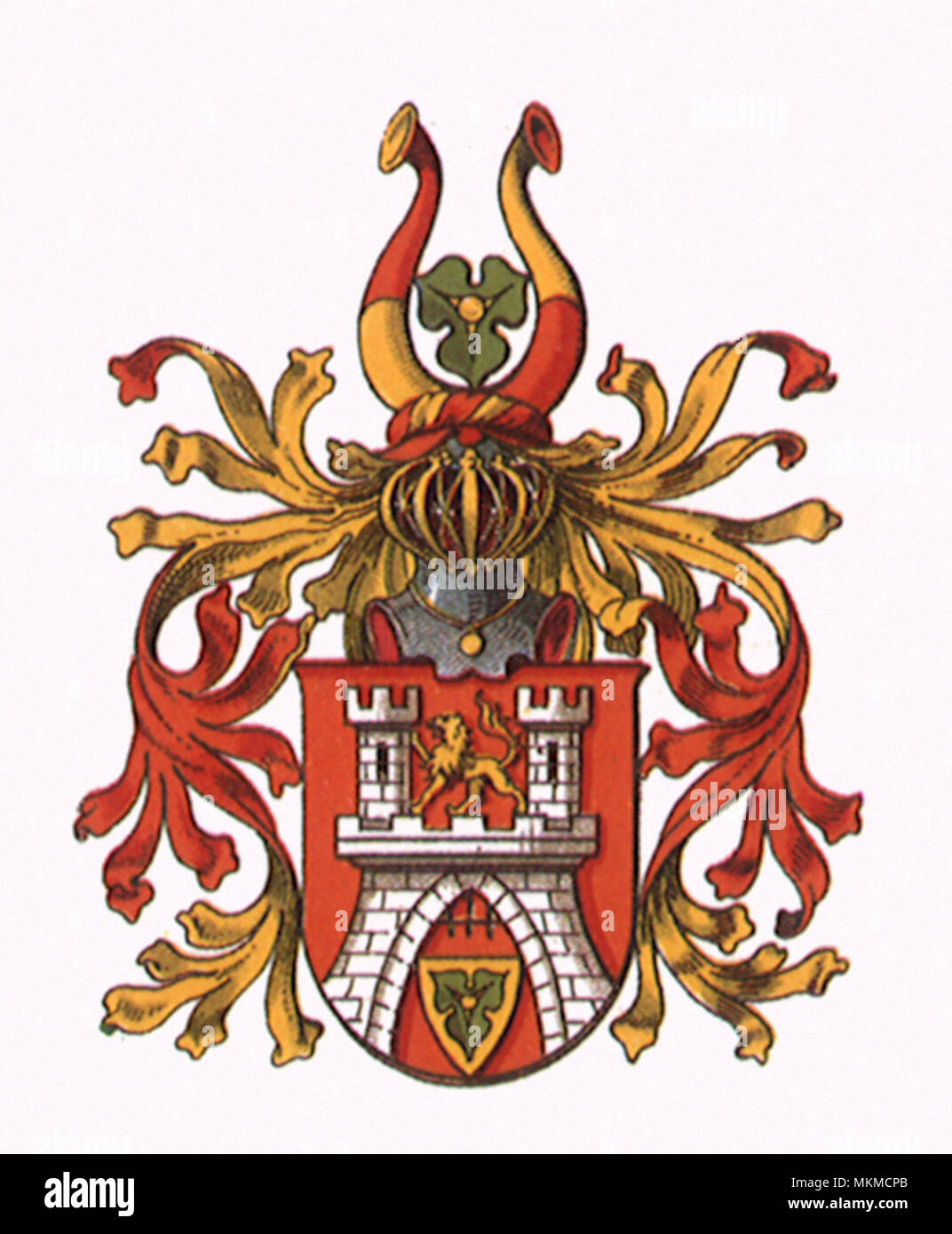 Crest heraldry Banque d'images détourées - Alamy
