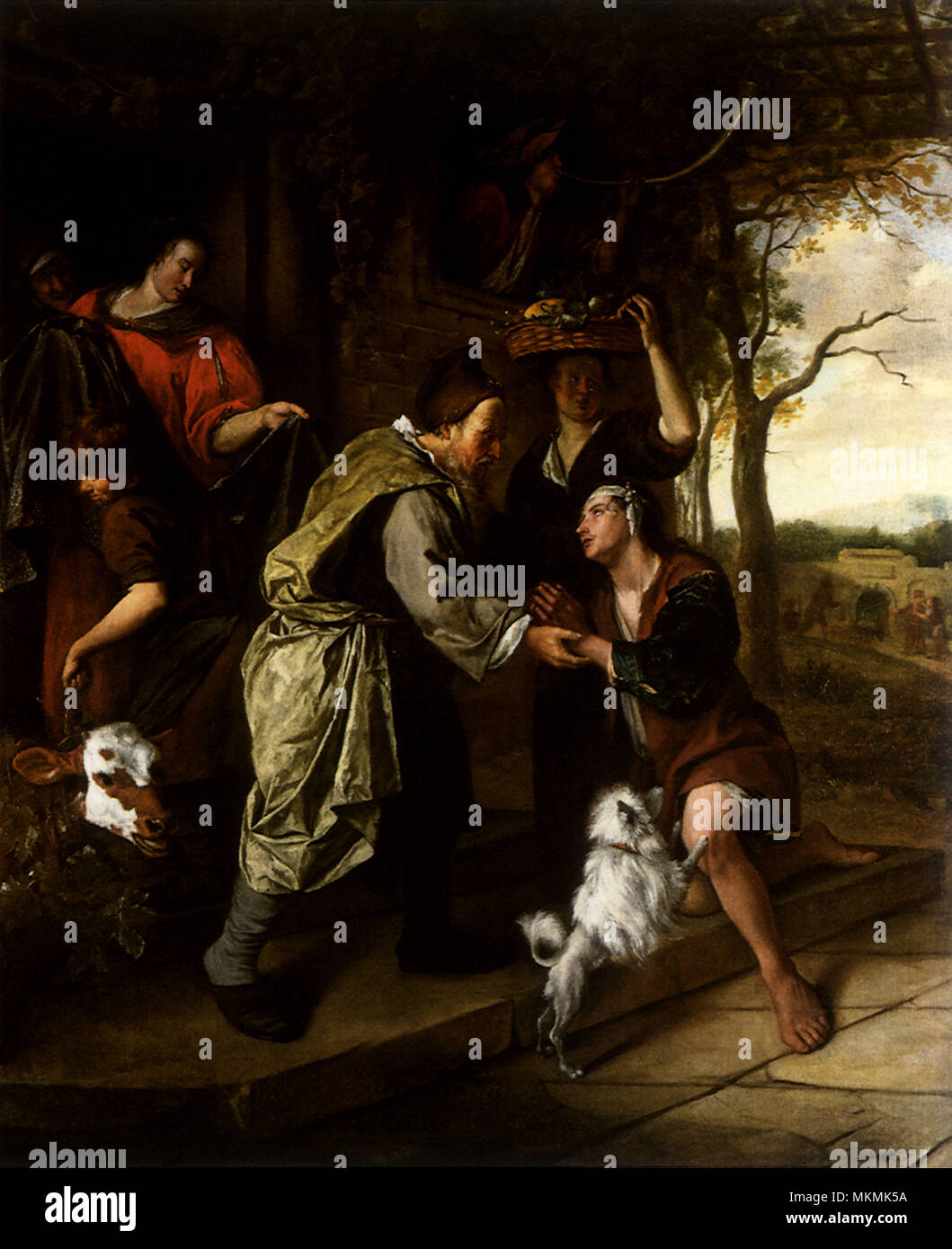 Le fils prodigue accueilli par son père Banque de photographies et d ...