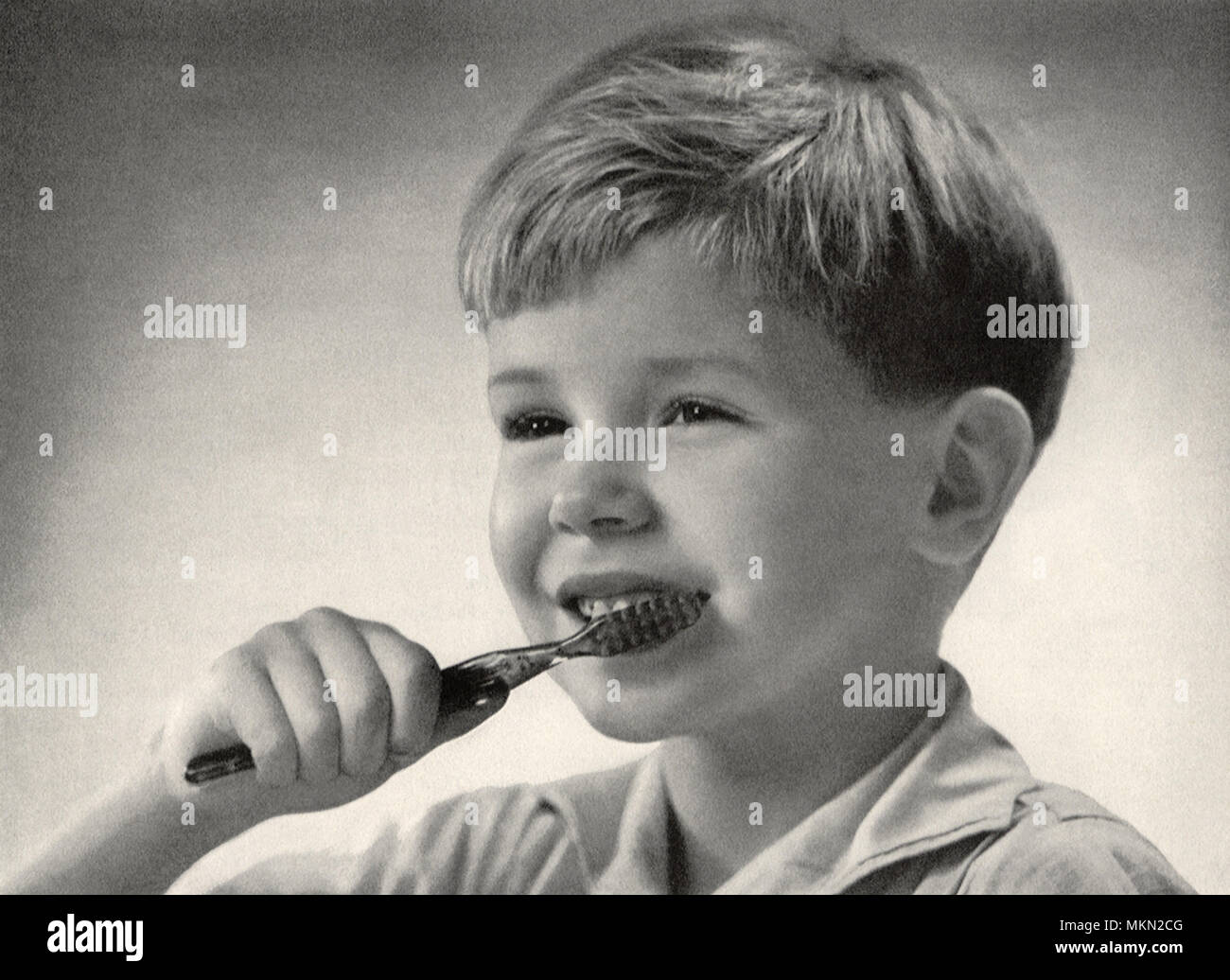 Brushing teeth illustration Banque de photographies et d’images à haute ...