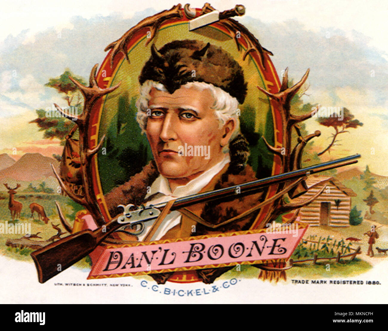 Portrait de daniel boone Banque de photographies et d’images à haute ...
