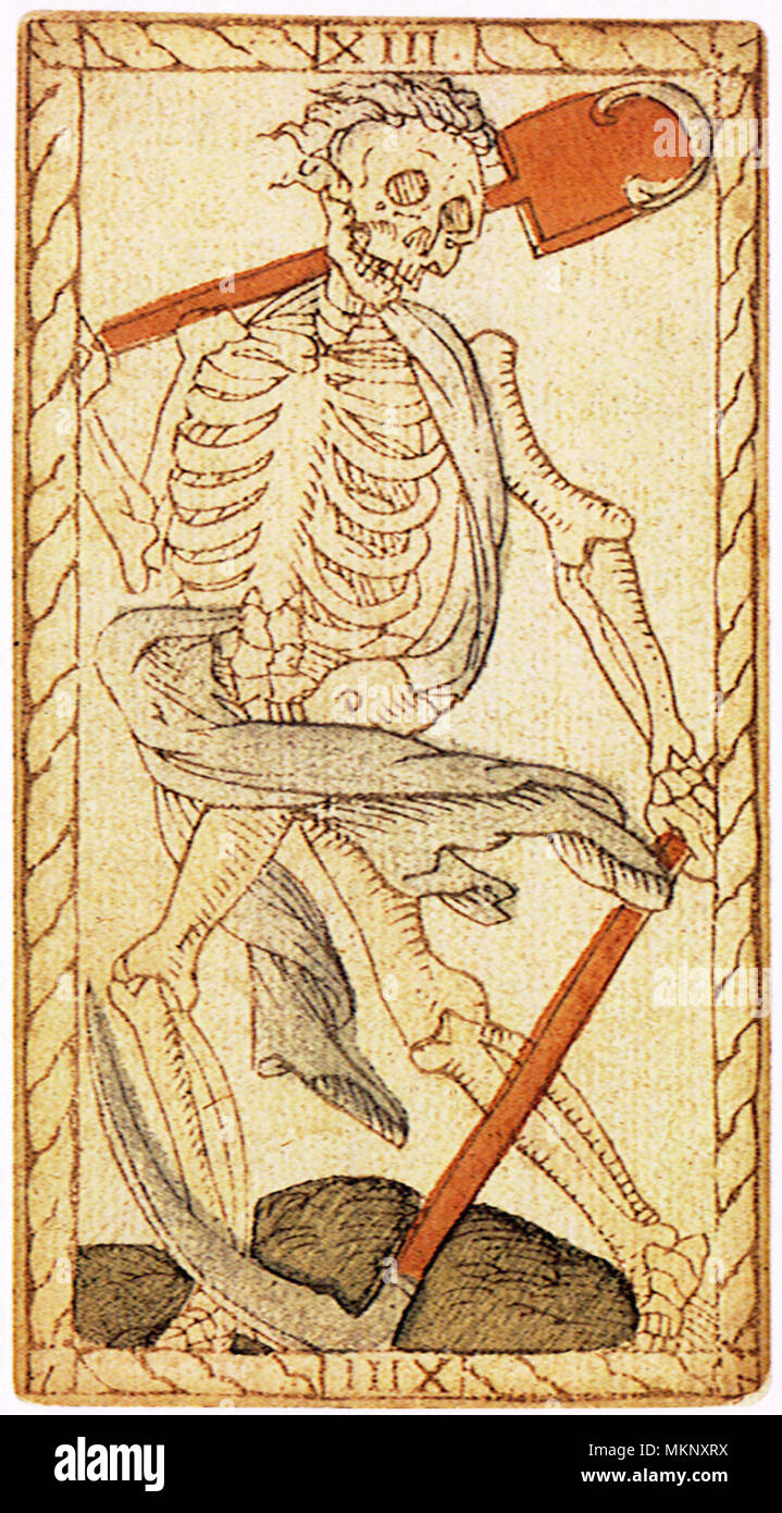 La mort carte de tarot Banque de photographies et d’images à haute ...