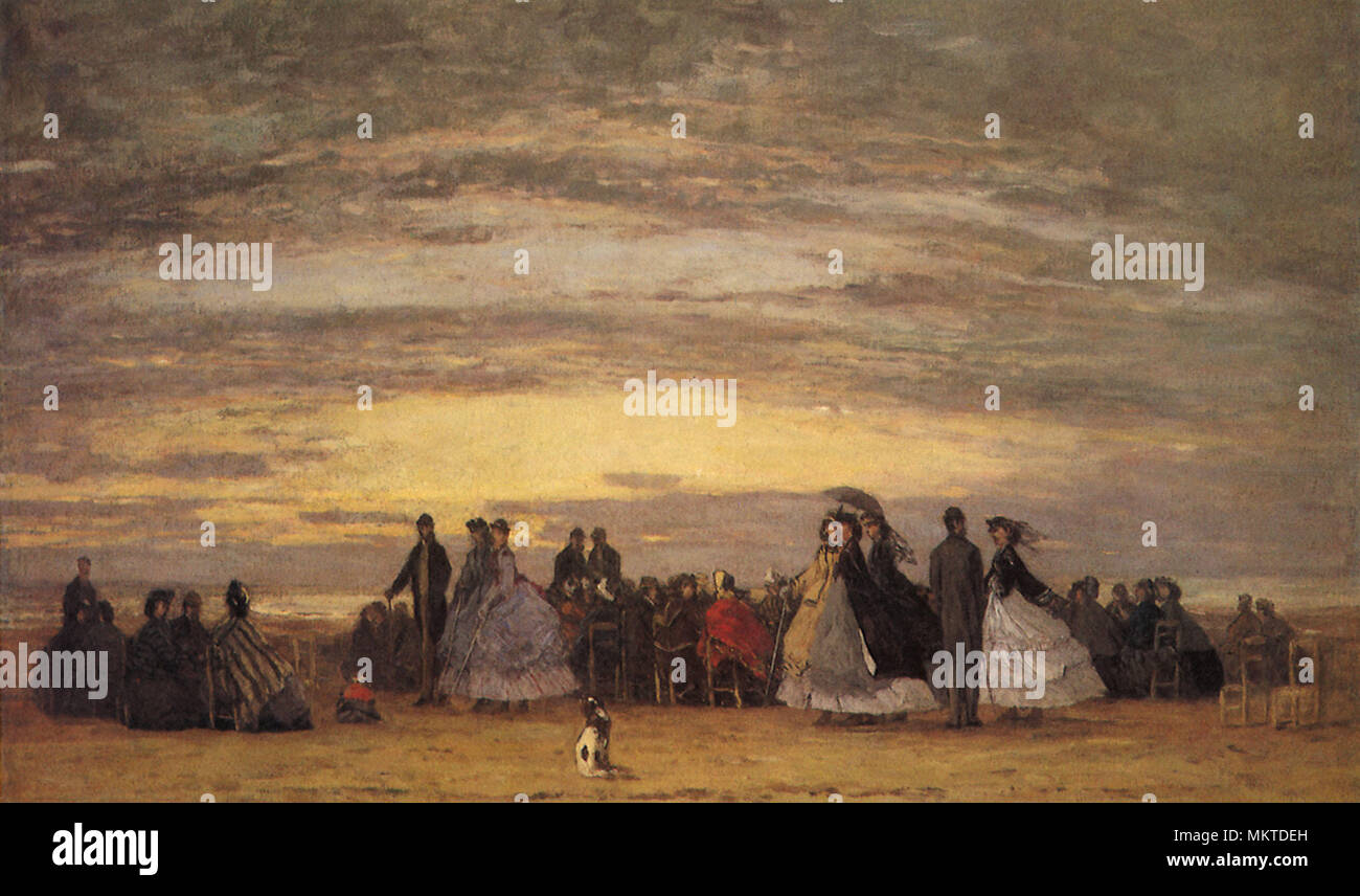 La plage de villerville Banque de photographies et d’images à haute ...