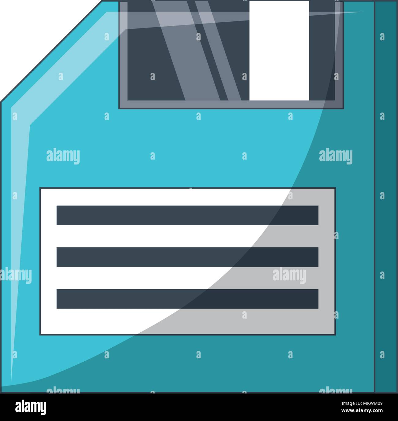L'icône de disquette sur fond blanc, vector illustration Image ...