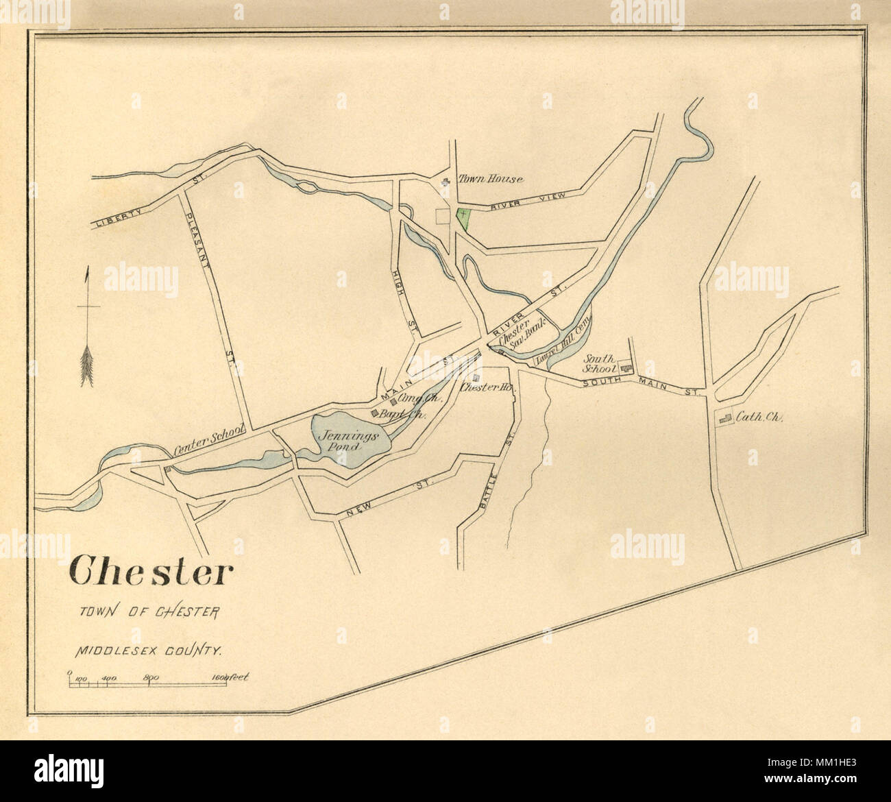 Mappa di chester Banque de photographies et d’images à haute résolution ...