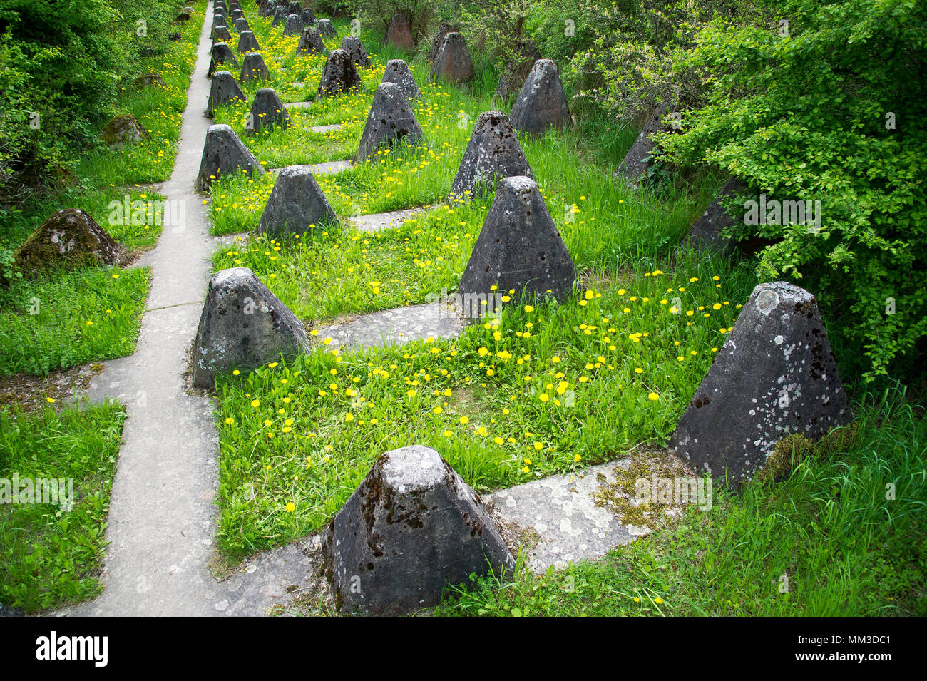Instalacion militar nazi alemana Banque de photographies et d’images à ...