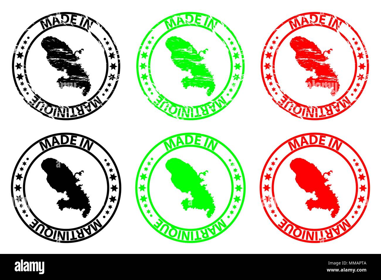 Vintage martinique Banque d'images vectorielles - Alamy