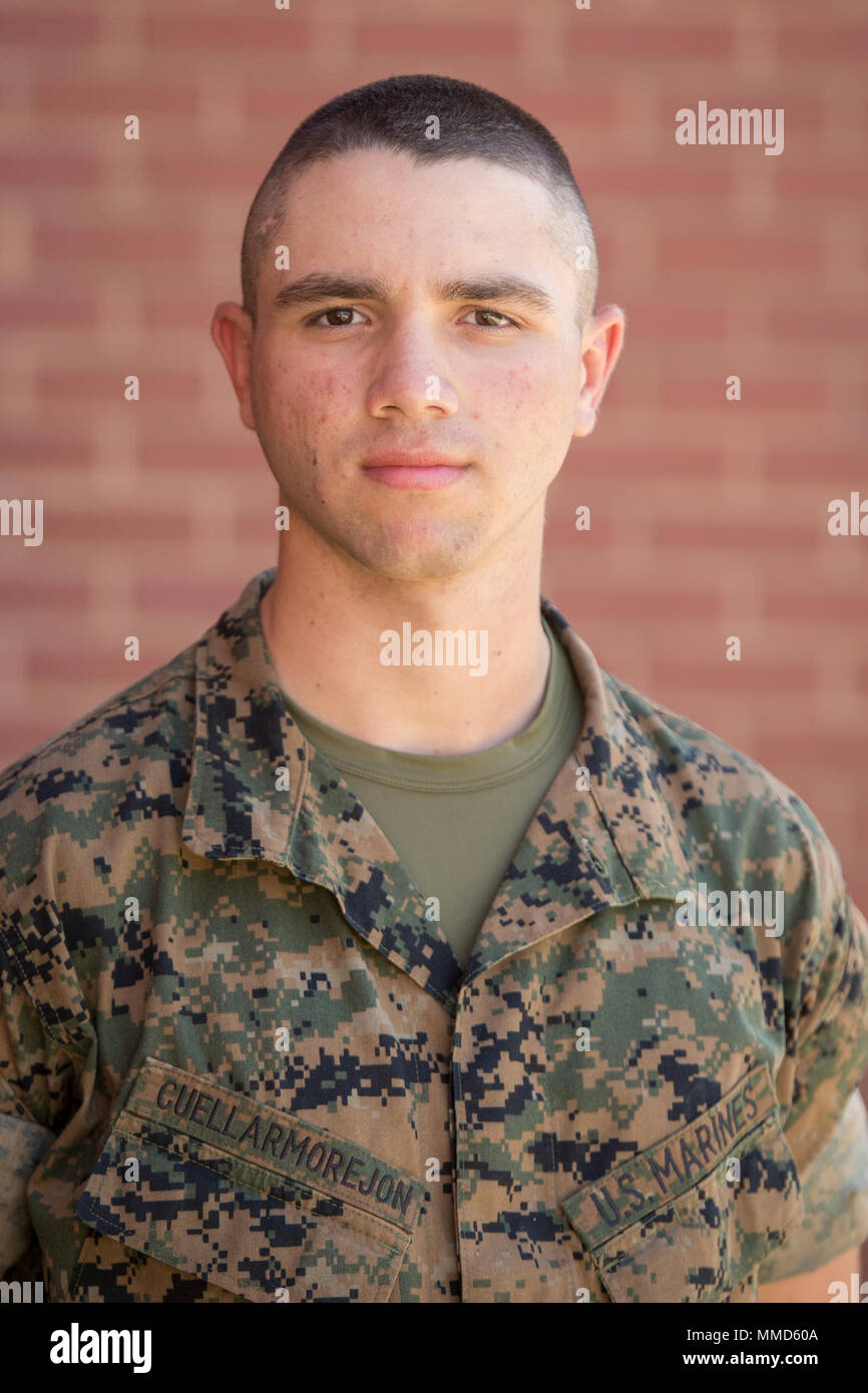 U.S. Marine Corps Pvt. Kevin Cuellar Morejon, peloton 1078, Delta ...