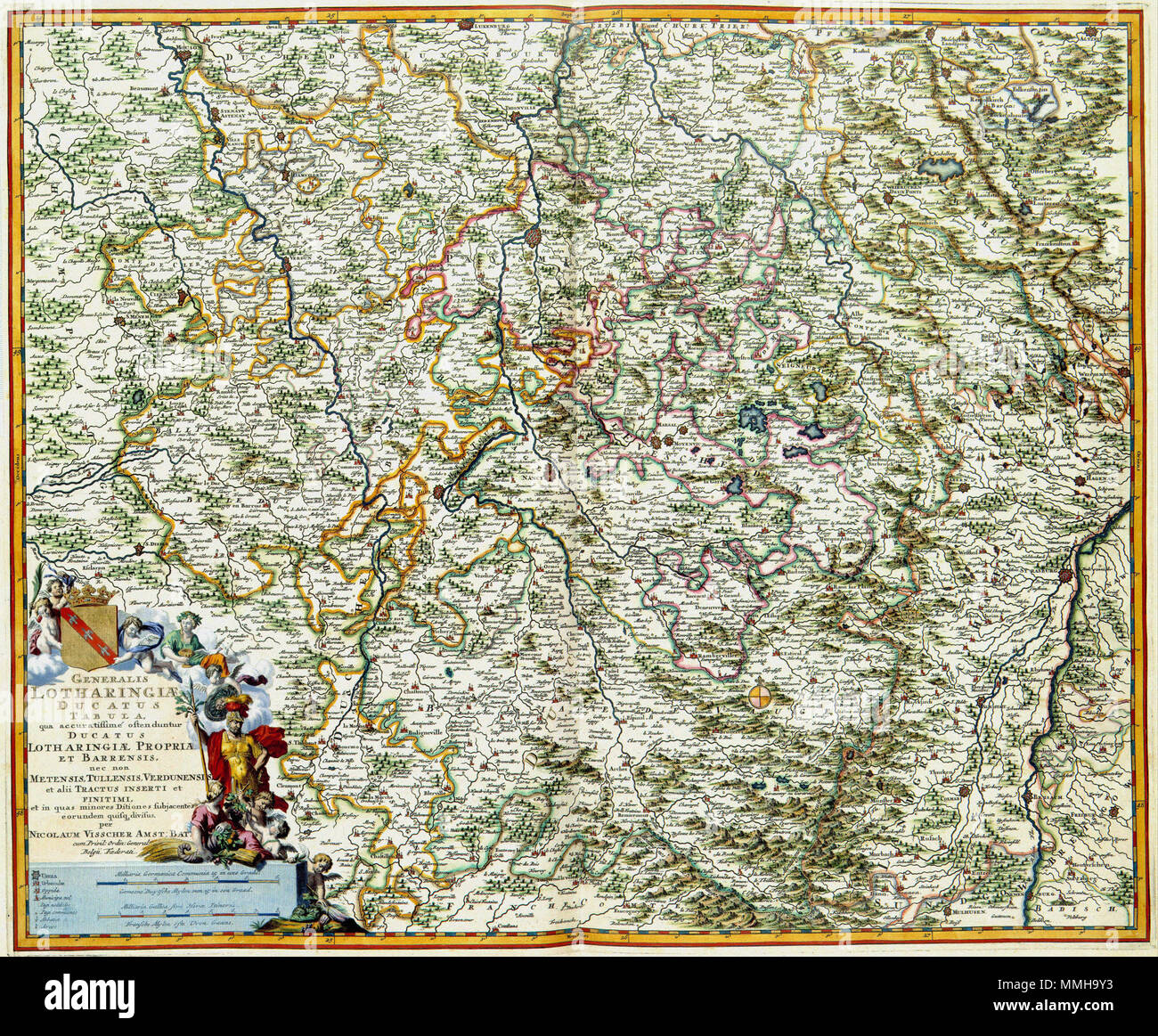 Atlas Van der Hagen-KW1049B12 047-GENERALIS LOTHARINGIE DUCATUS TABULA ...