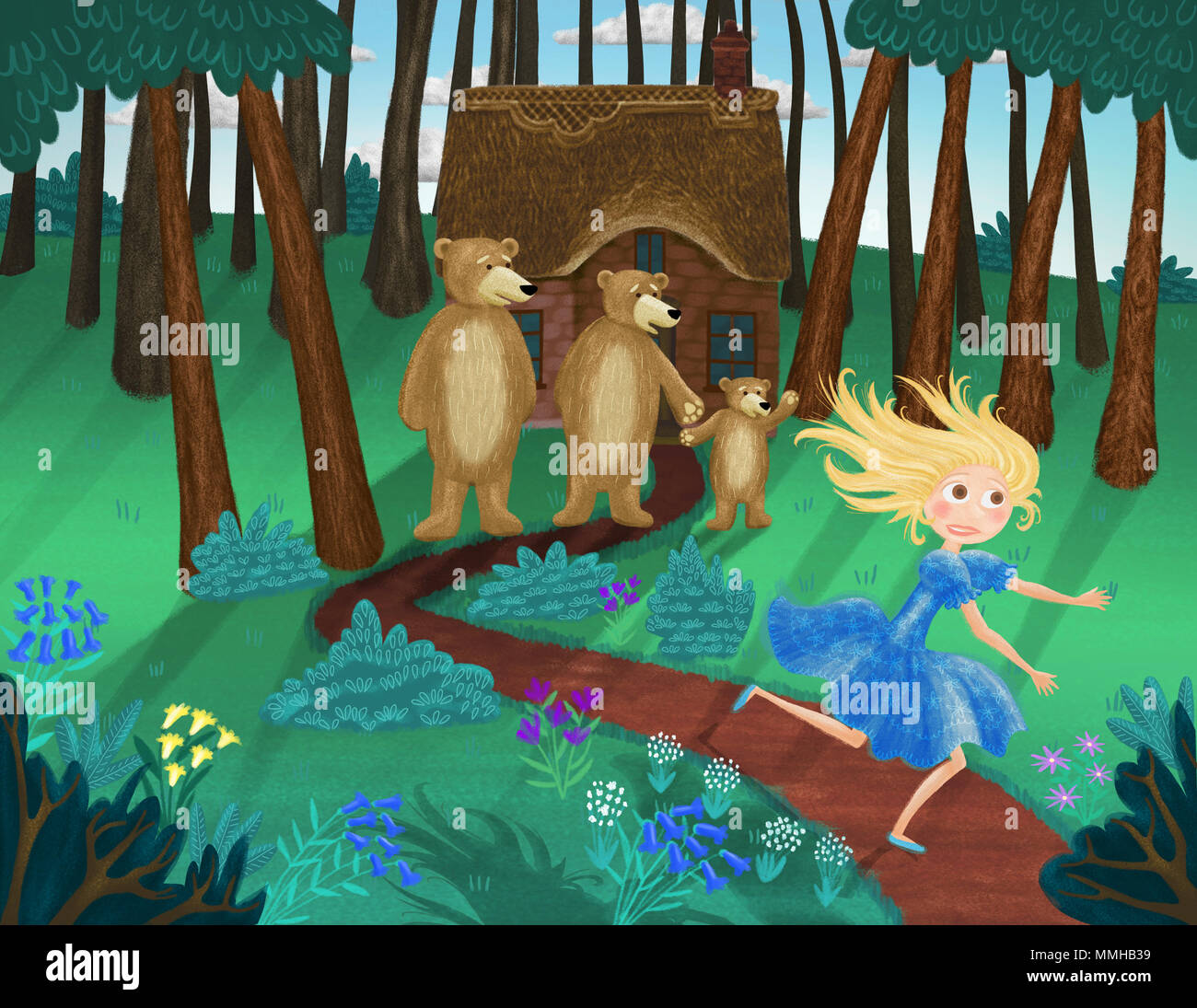 Goldilocks three bears Banque de photographies et d’images à haute ...