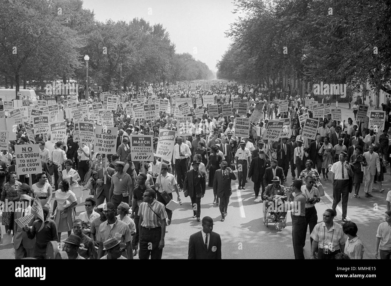 1963 march on washington Banque de photographies et d’images à haute ...