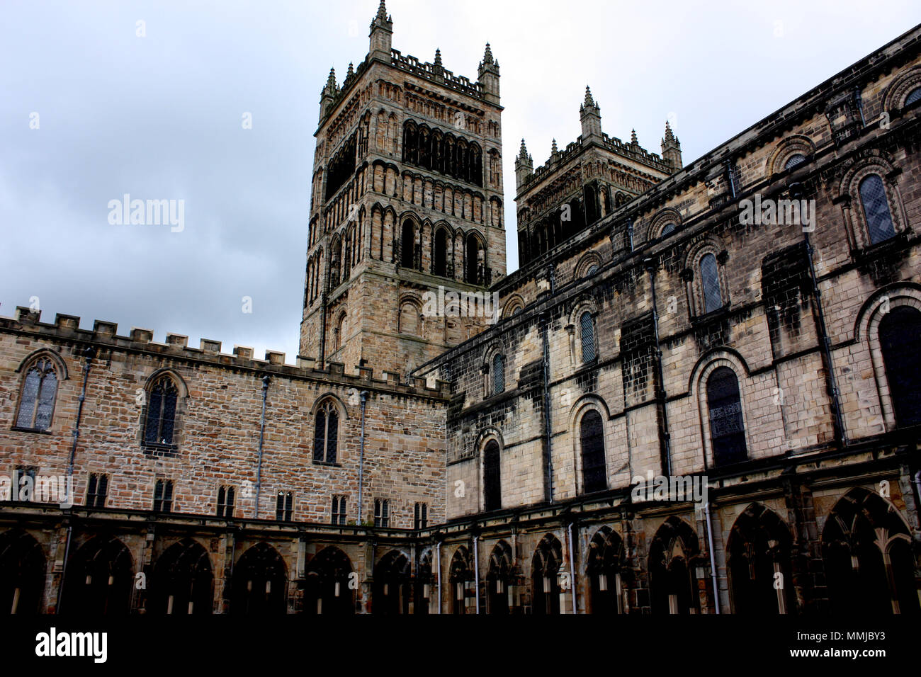 Durham vue depuis le chemin de fer Banque de photographies et d’images ...