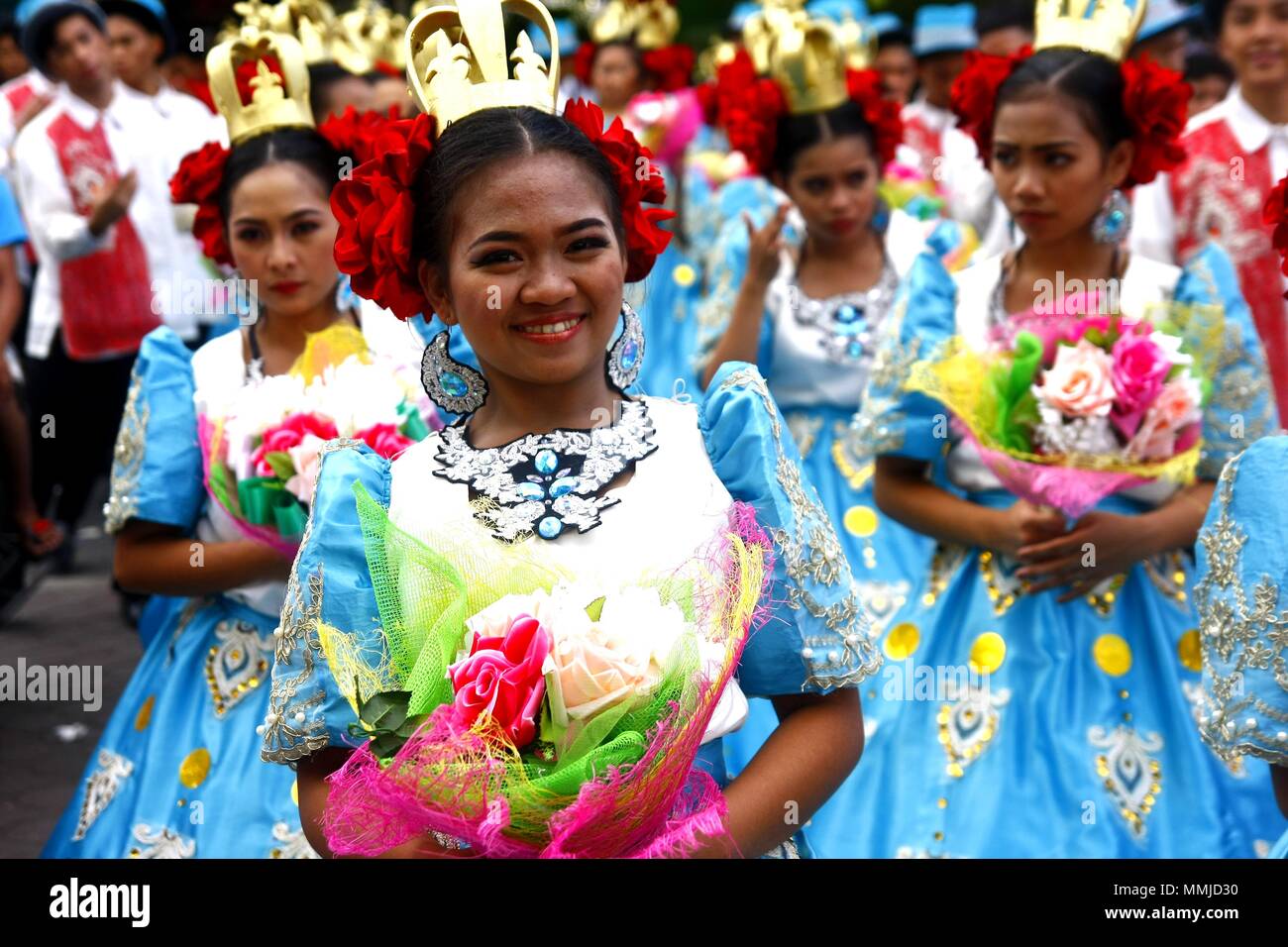 ANTIPOLO CITY, PHILIPPINES - 1 mai 2018 : les participants ont défilé ...