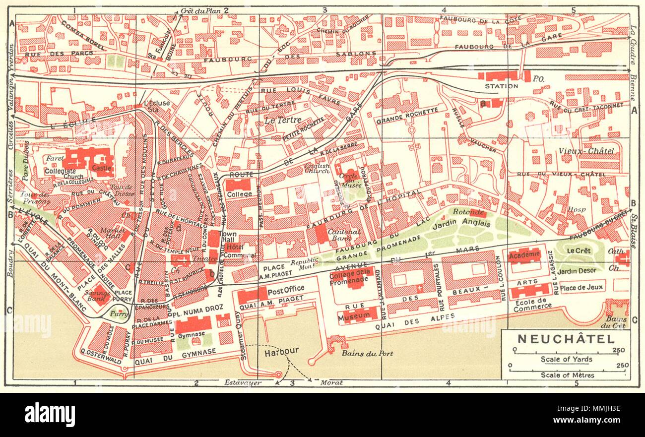 Neuchatel map Banque de photographies et d’images à haute résolution ...