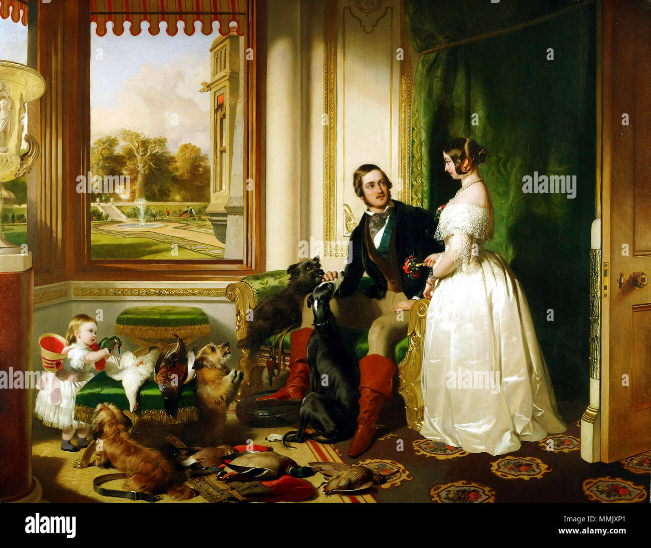 Anglais : le château de Windsor à l'époque moderne, 1840-43 Cette ...