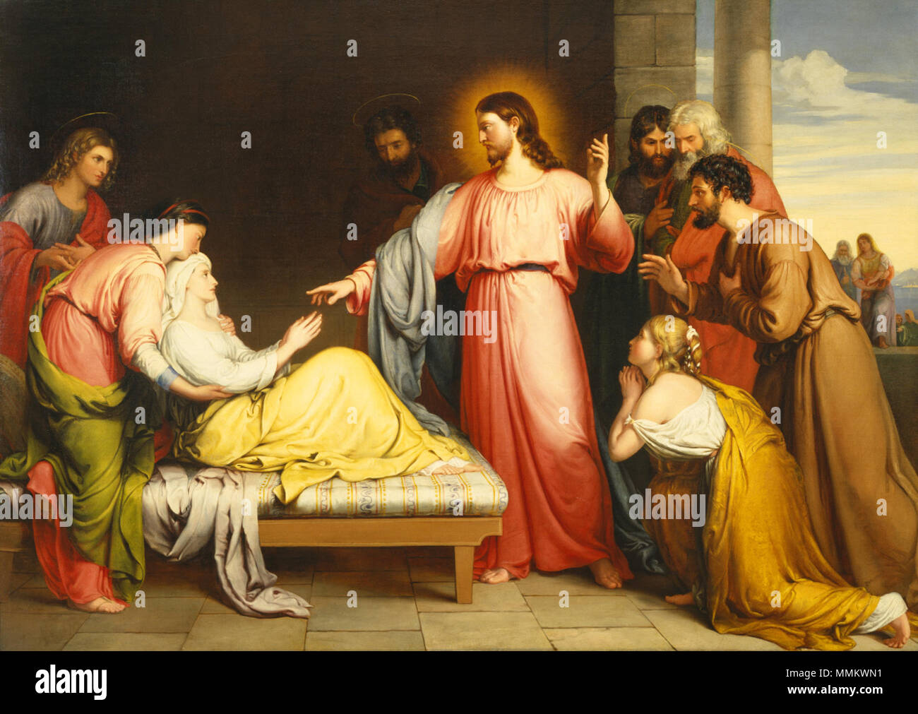 La guérison du Christ la Mère de l'épouse de Simon Pierre par John ...