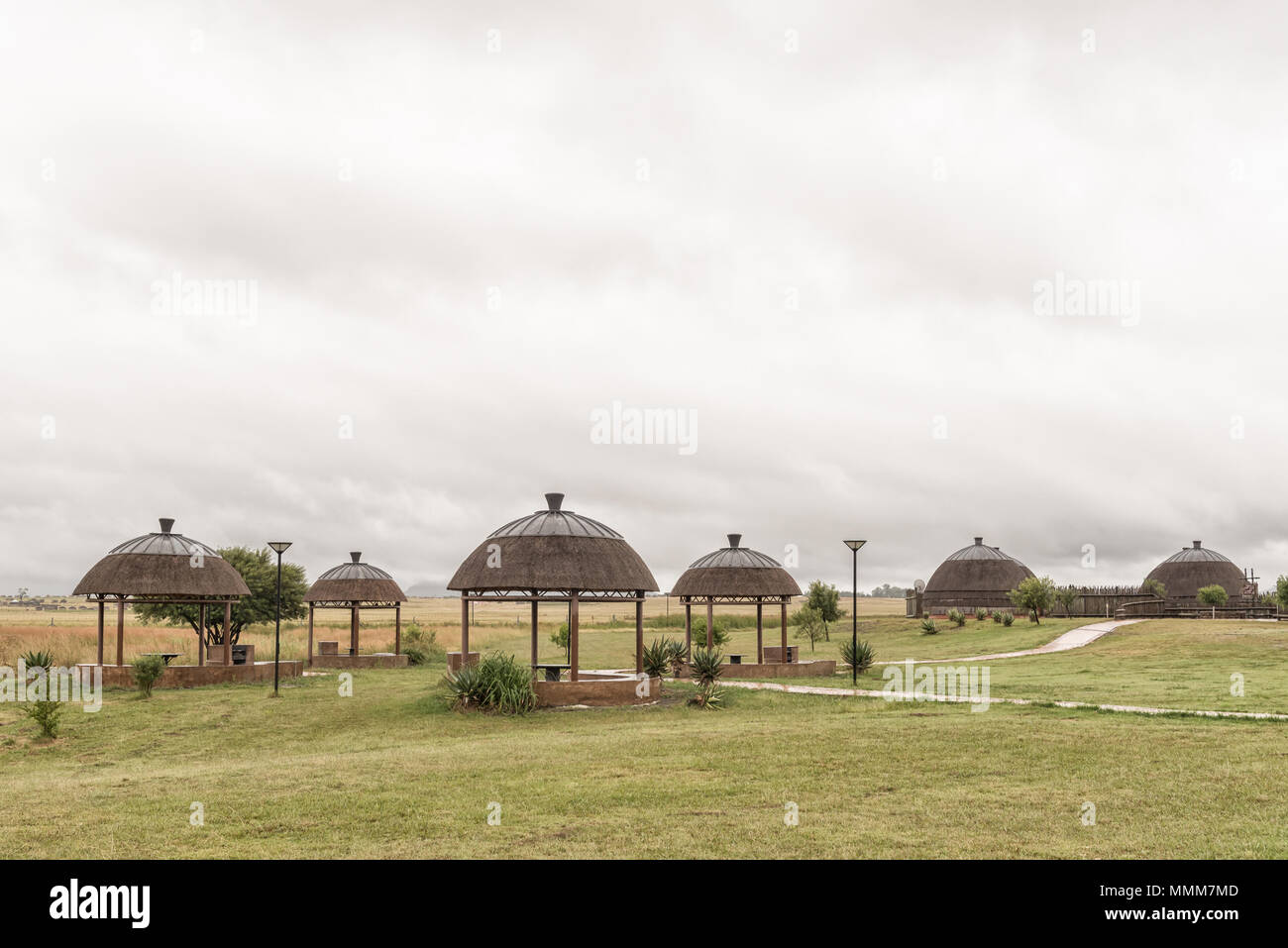 BLOEDRIVIER, AFRIQUE DU SUD - le 22 mars 2018 : Aire de pique-nique à l ...