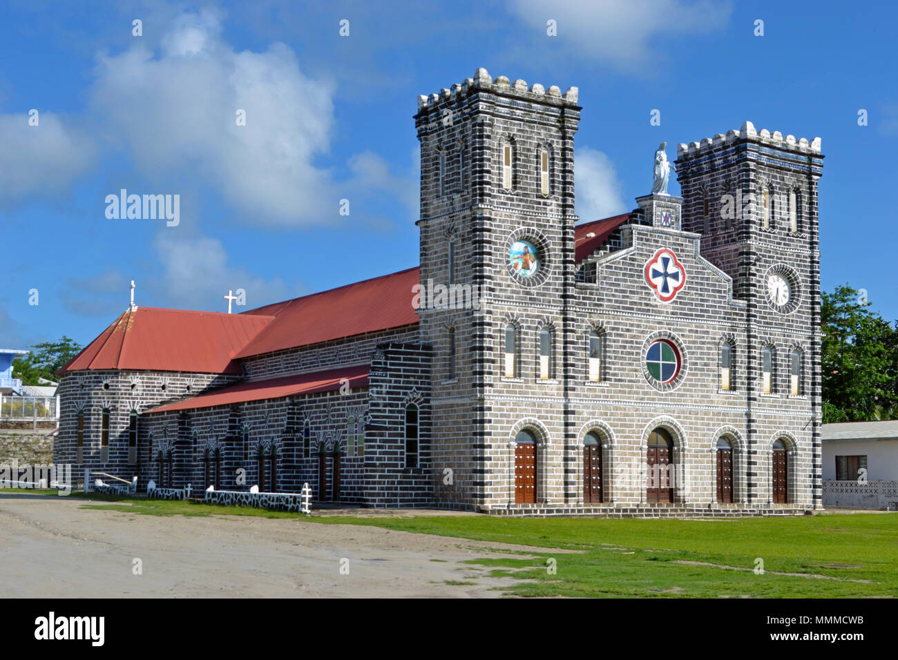 Cathédrale de Notre Dame de l'Assomption à Mata-Utu, Wallis Island ...
