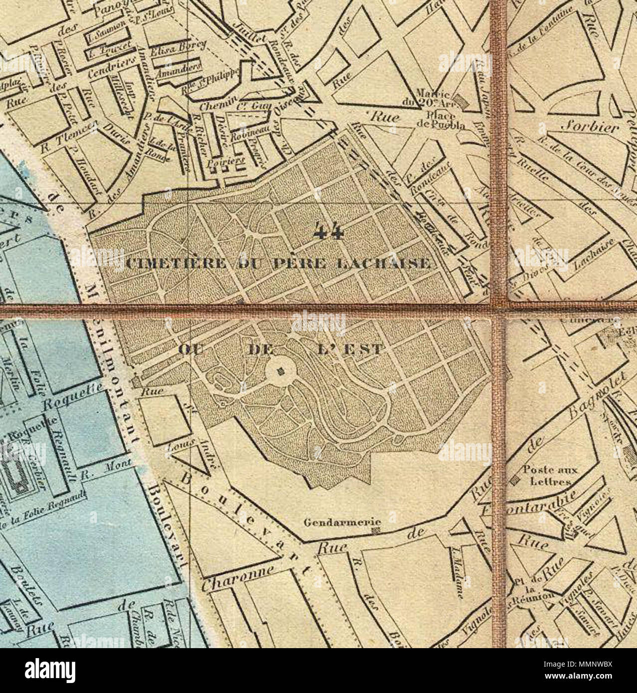 Plan de paris arrondissements Banque de photographies et d’images à ...