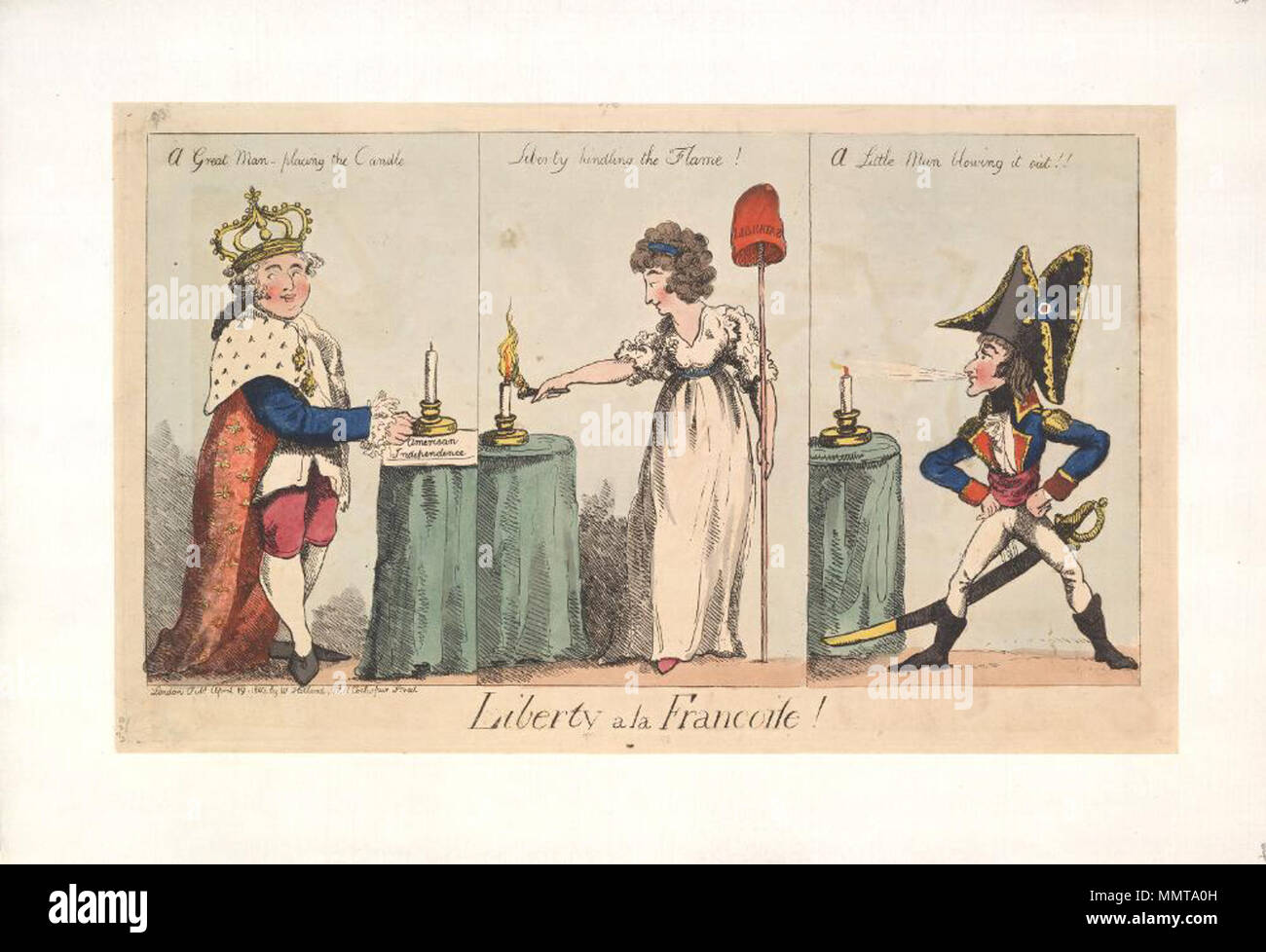 Political cartoon french revolution Banque de photographies et d’images ...