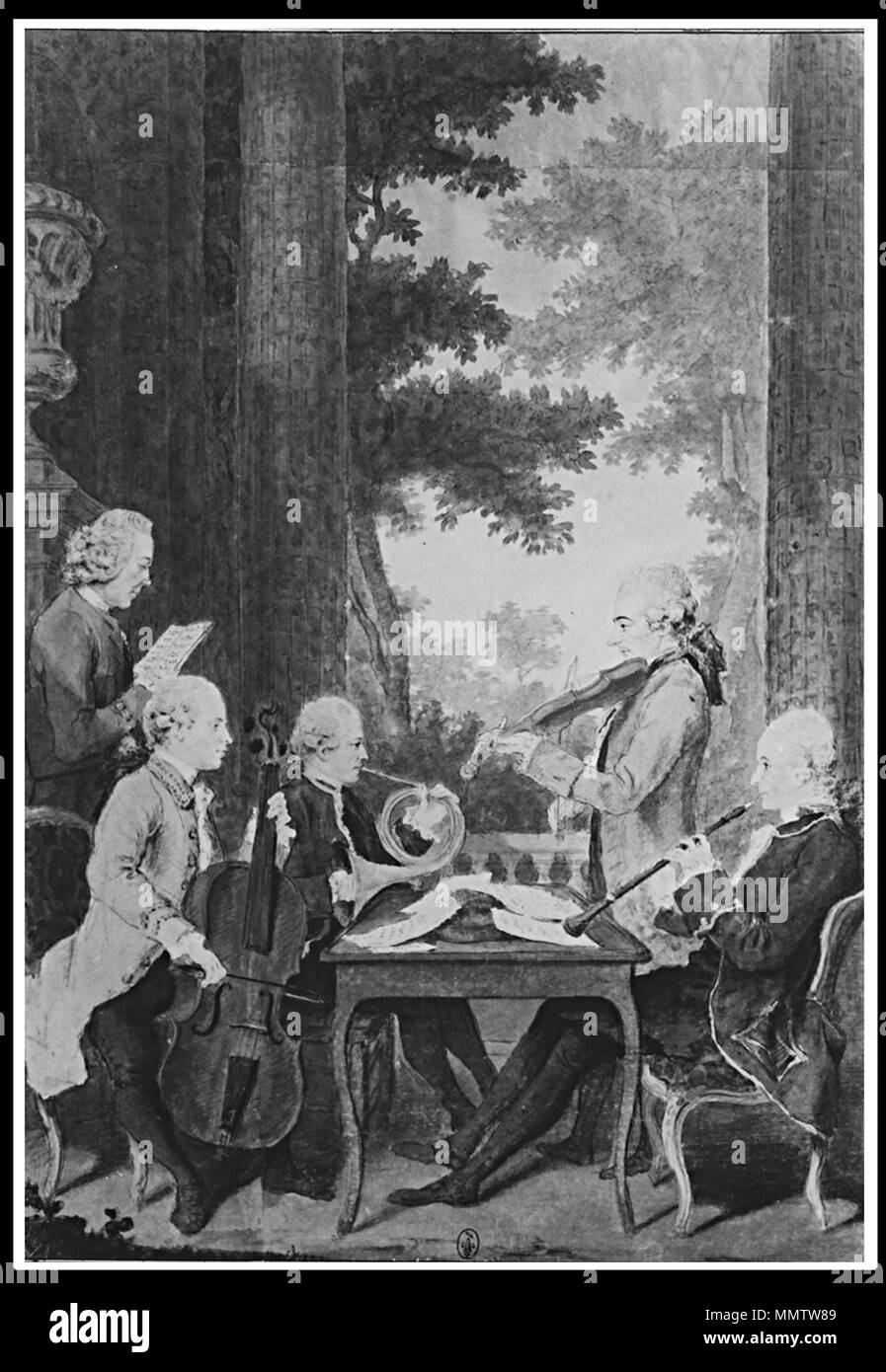 Joseph vernier Banque d'images noir et blanc - Alamy