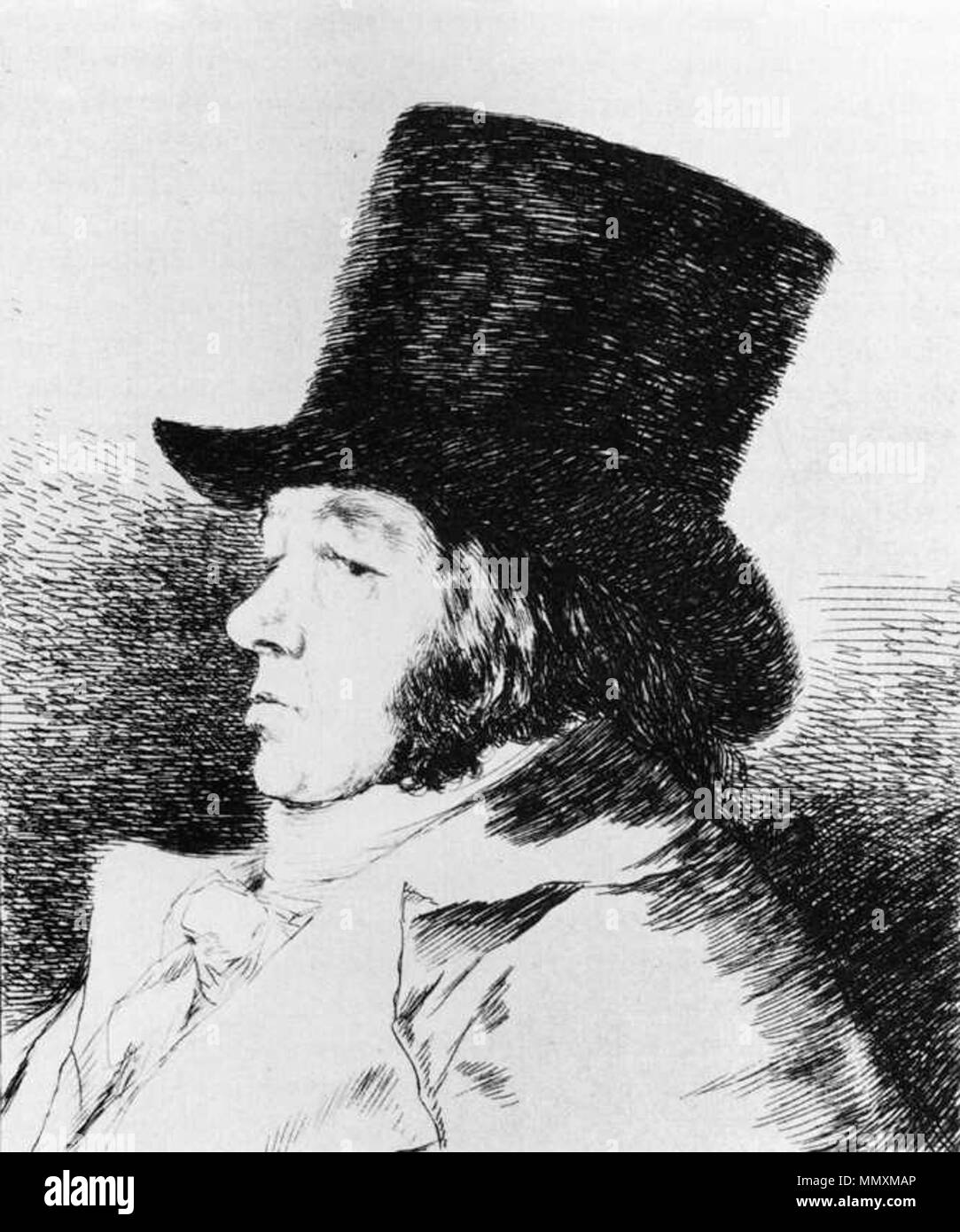 Francisco de goya y lucientes Banque d'images noir et blanc - Alamy