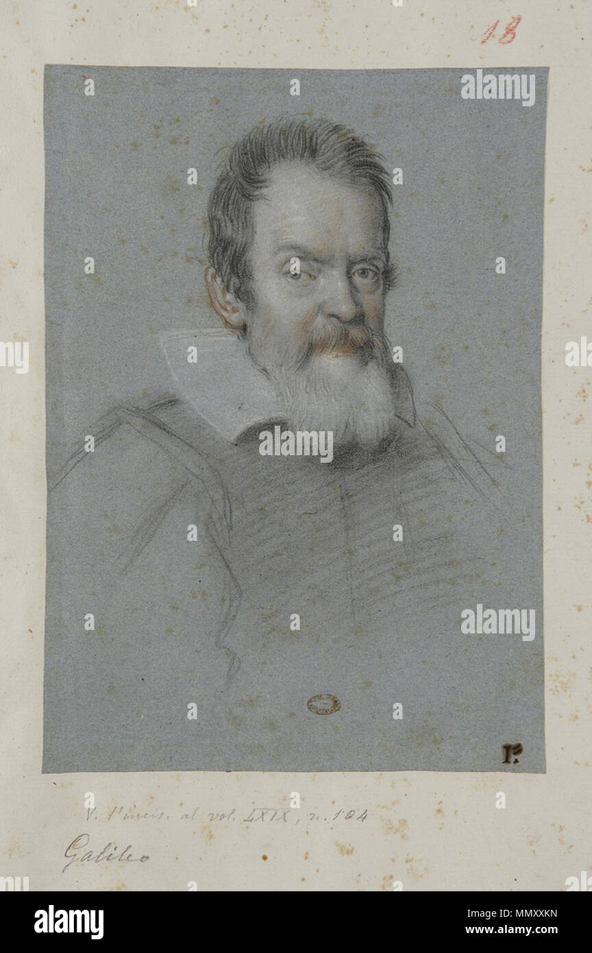 . Ελληνικά : Ο Γαλιλαίος Γαλιλέι:el, πορτρέτο Οττάβιο Λεόνι από τον. Anglais : Galileo Galilei ...
