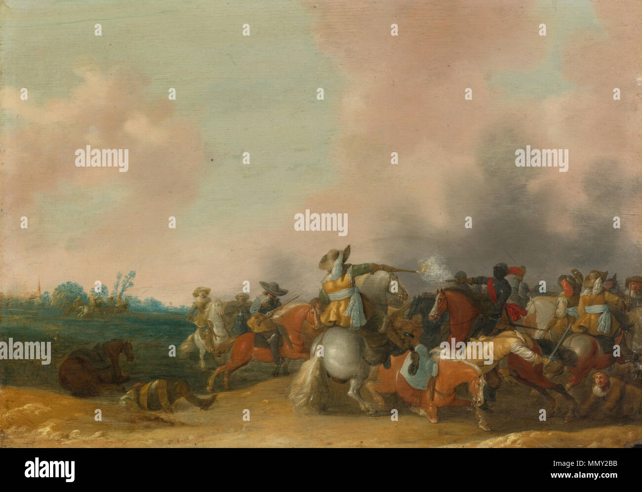 Escarmouche de cavalerie Banque de photographies et d’images à haute ...