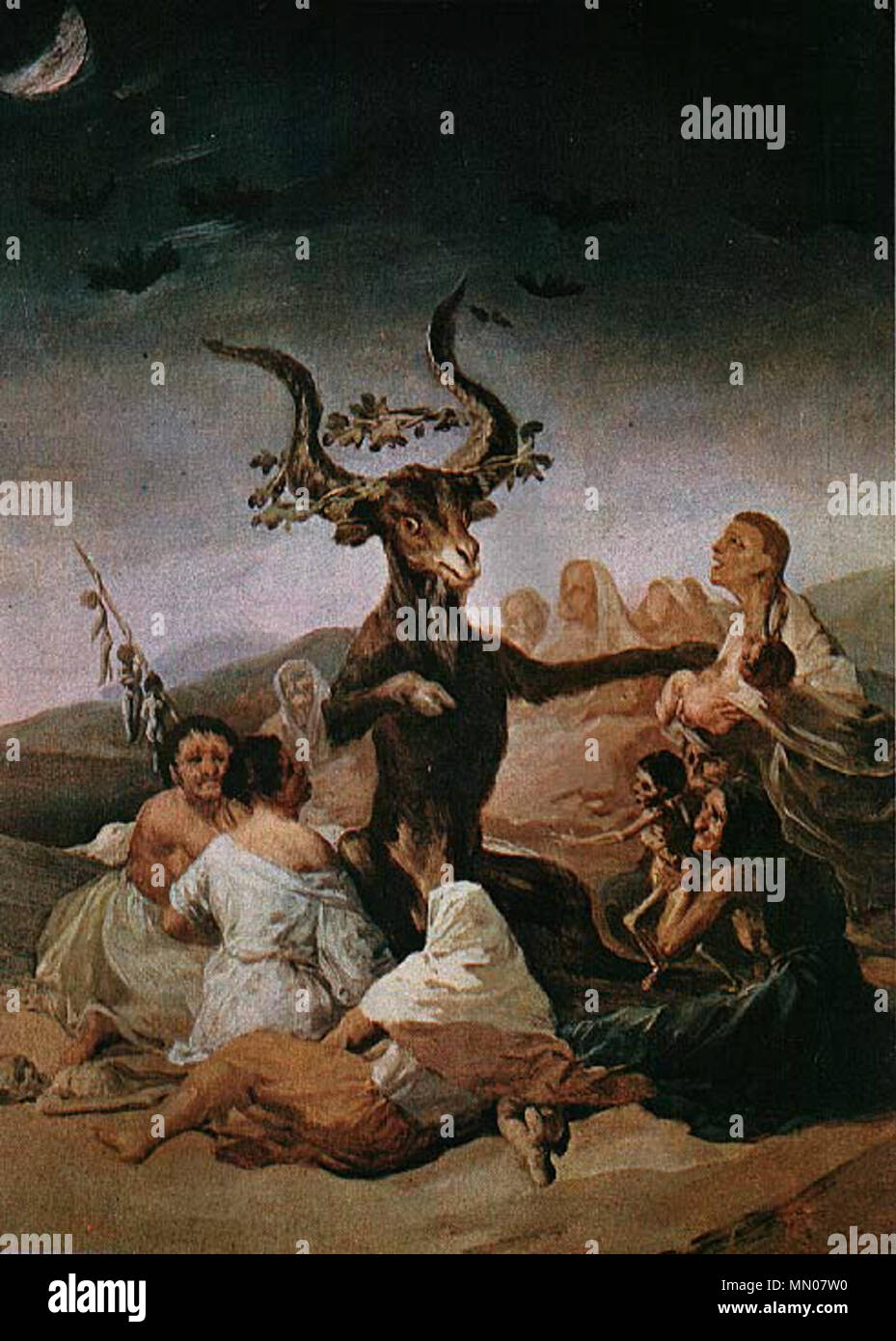 Francisco goya, le sabbat des sorcières Banque de photographies et d ...