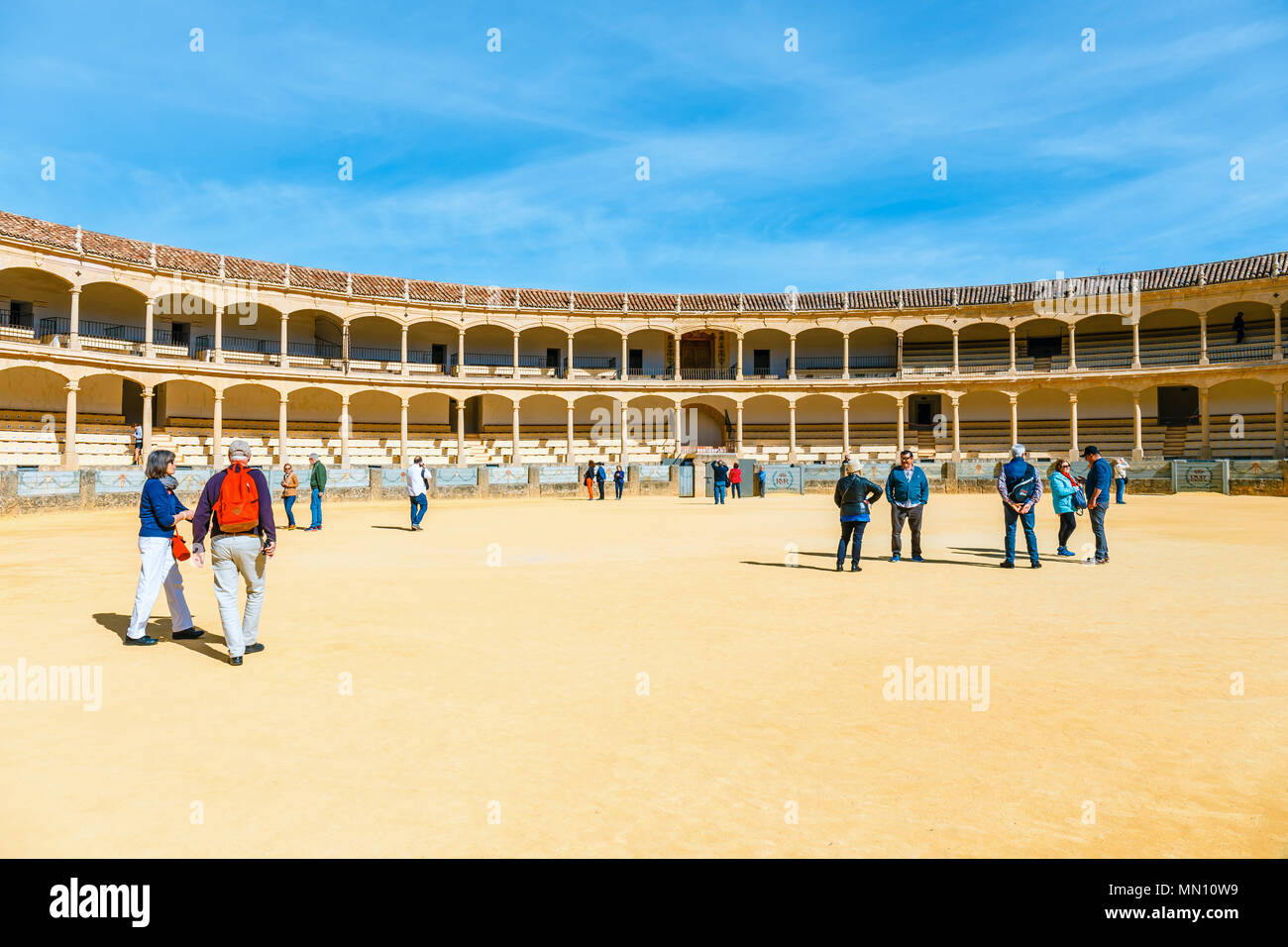 Ronda, Espagne, Avril 05, 2018 : Arènes de Ronda est une des plus ...