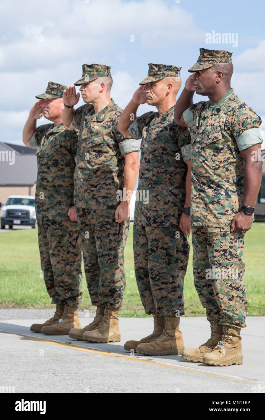 U.S. Marine Corps Brig. Le général Austin E. Renforth, général ...