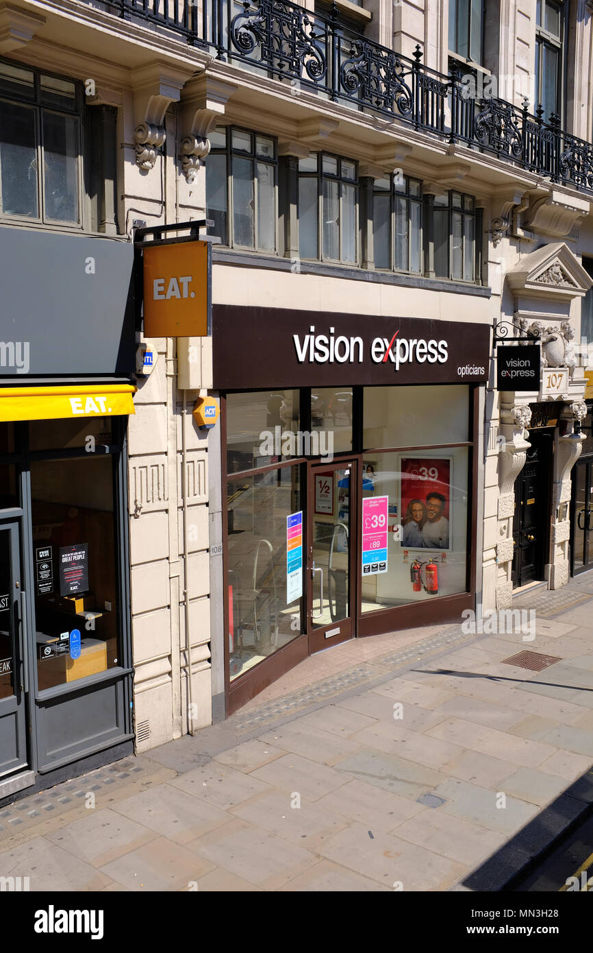 Vision express high street shop Banque de photographies et d’images à ...