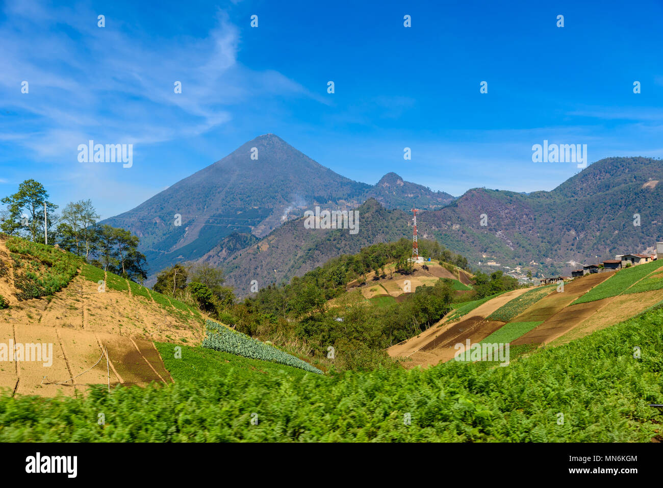 Santa Maria - Volcan volcans actifs dans les hautes terres du Guatemala ...