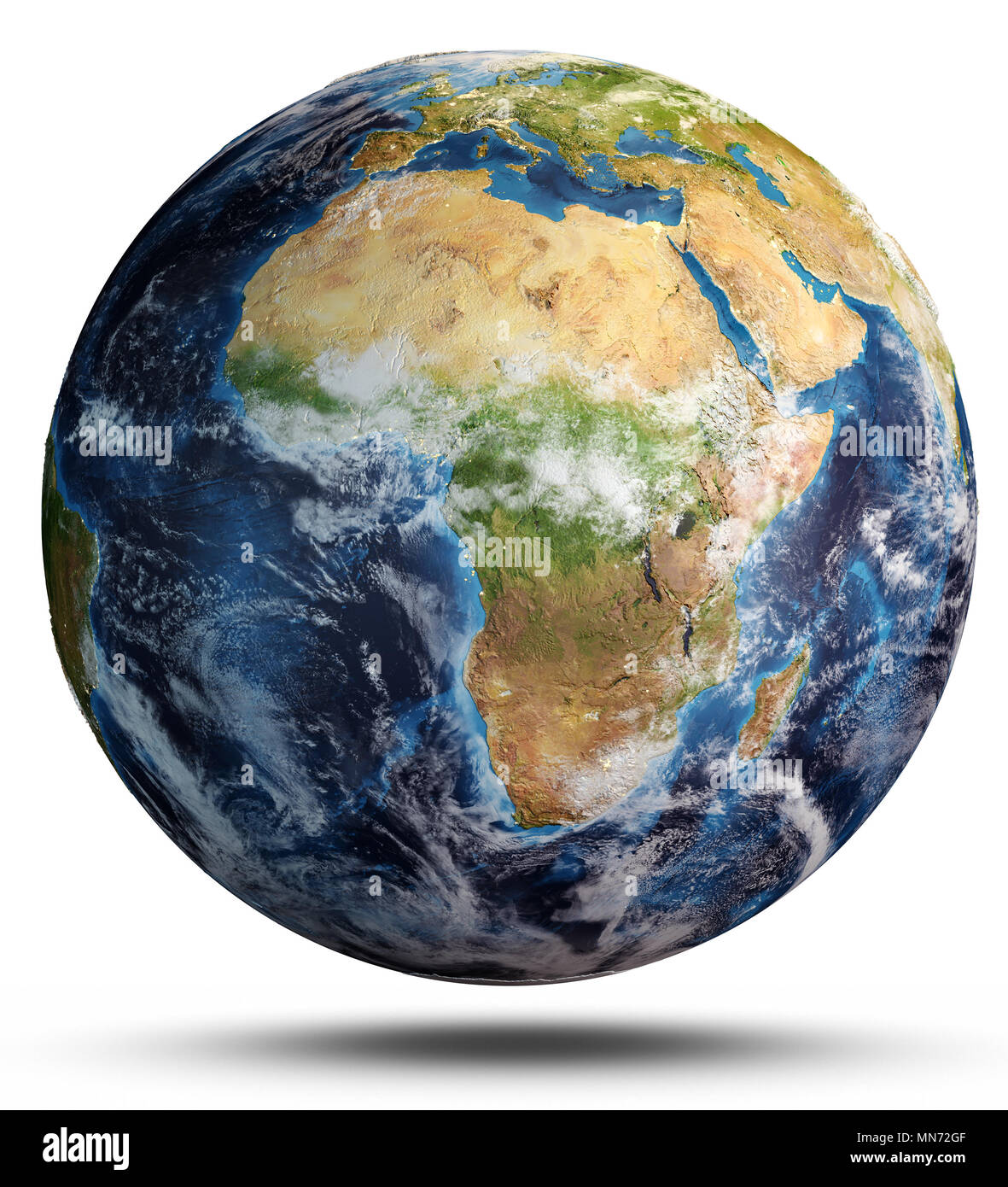Carte du monde. Le rendu 3D Photo Stock - Alamy