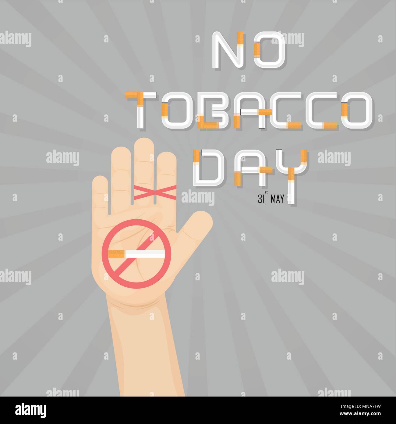 La main de l'homme et de l'allume.Fumer logo vector modèle de ...