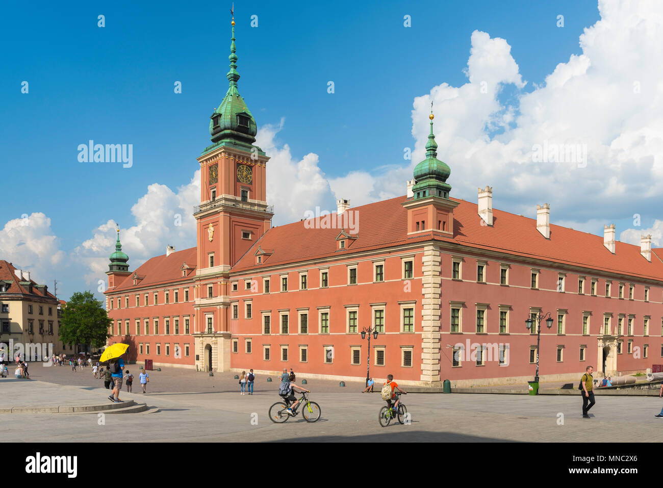 Château Royal de Varsovie, en vue de la construction du Château Royal ...
