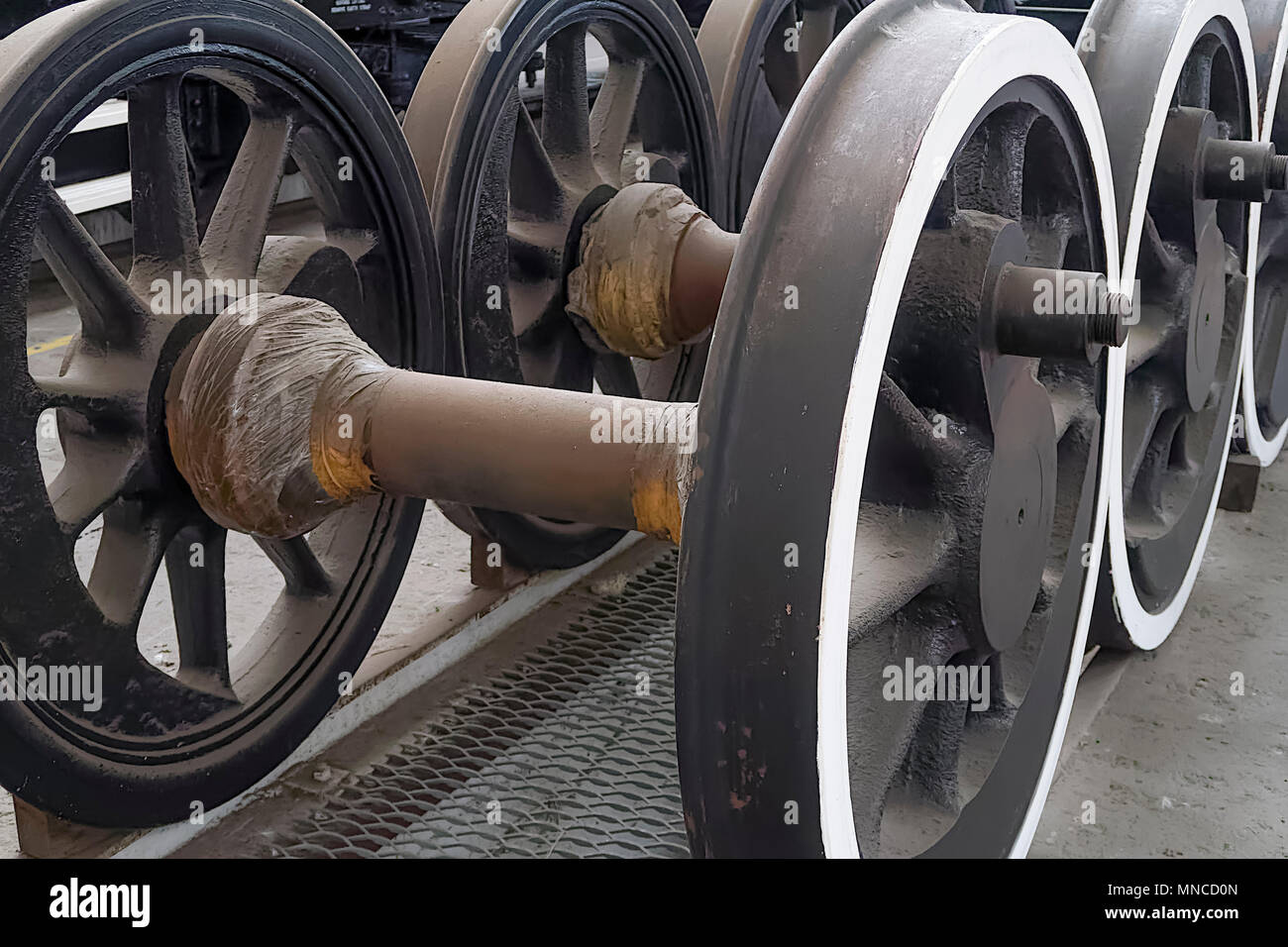 Train wheels Banque de photographies et d’images à haute résolution - Alamy
