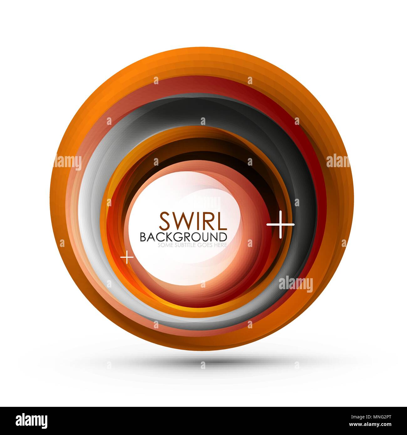 Les lignes en spirale tourbillon vecteur 3d abstract background. Les ...