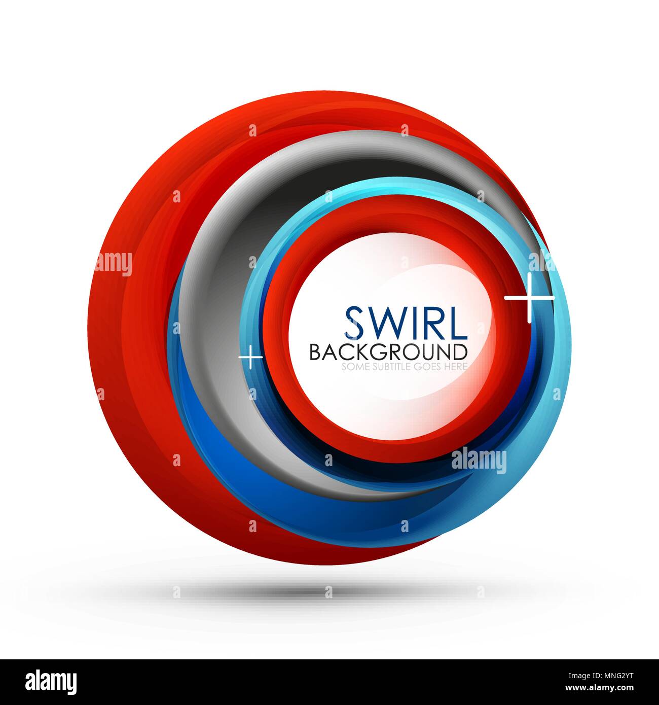 Les lignes en spirale tourbillon vecteur 3d abstract background. Les ...