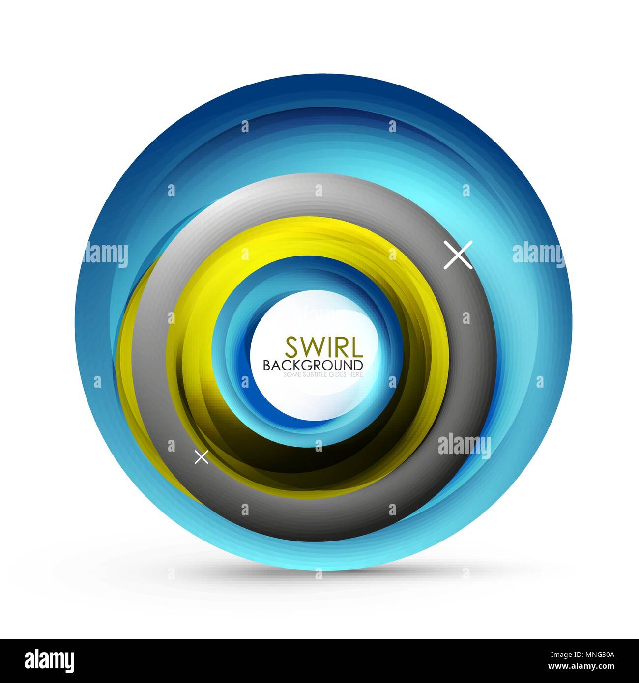 Les lignes en spirale tourbillon vecteur 3d abstract background. Les ...
