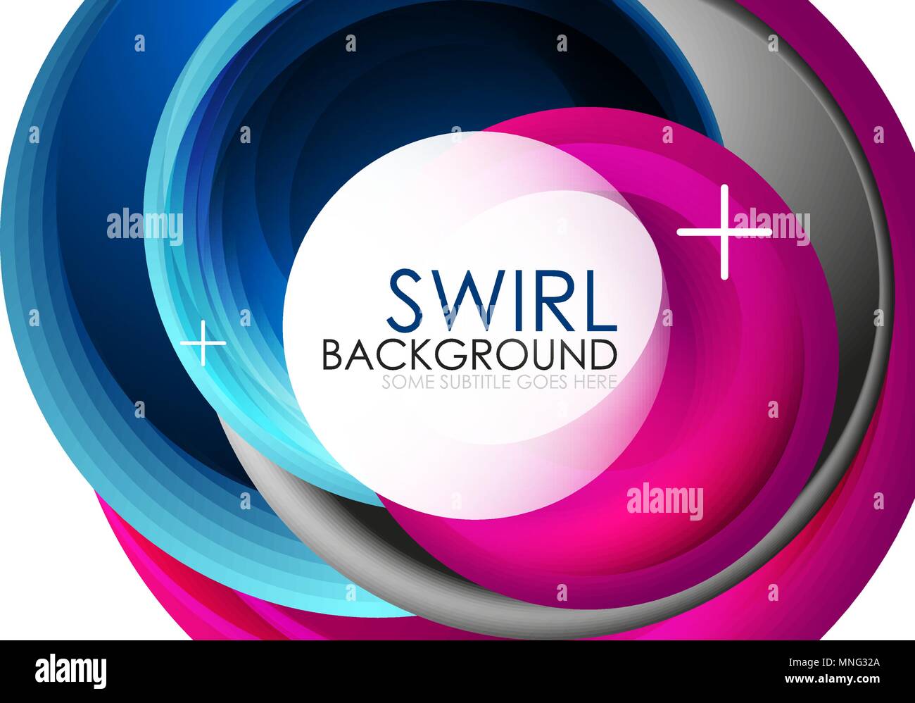 Les lignes en spirale tourbillon vecteur 3d abstract background. Les ...