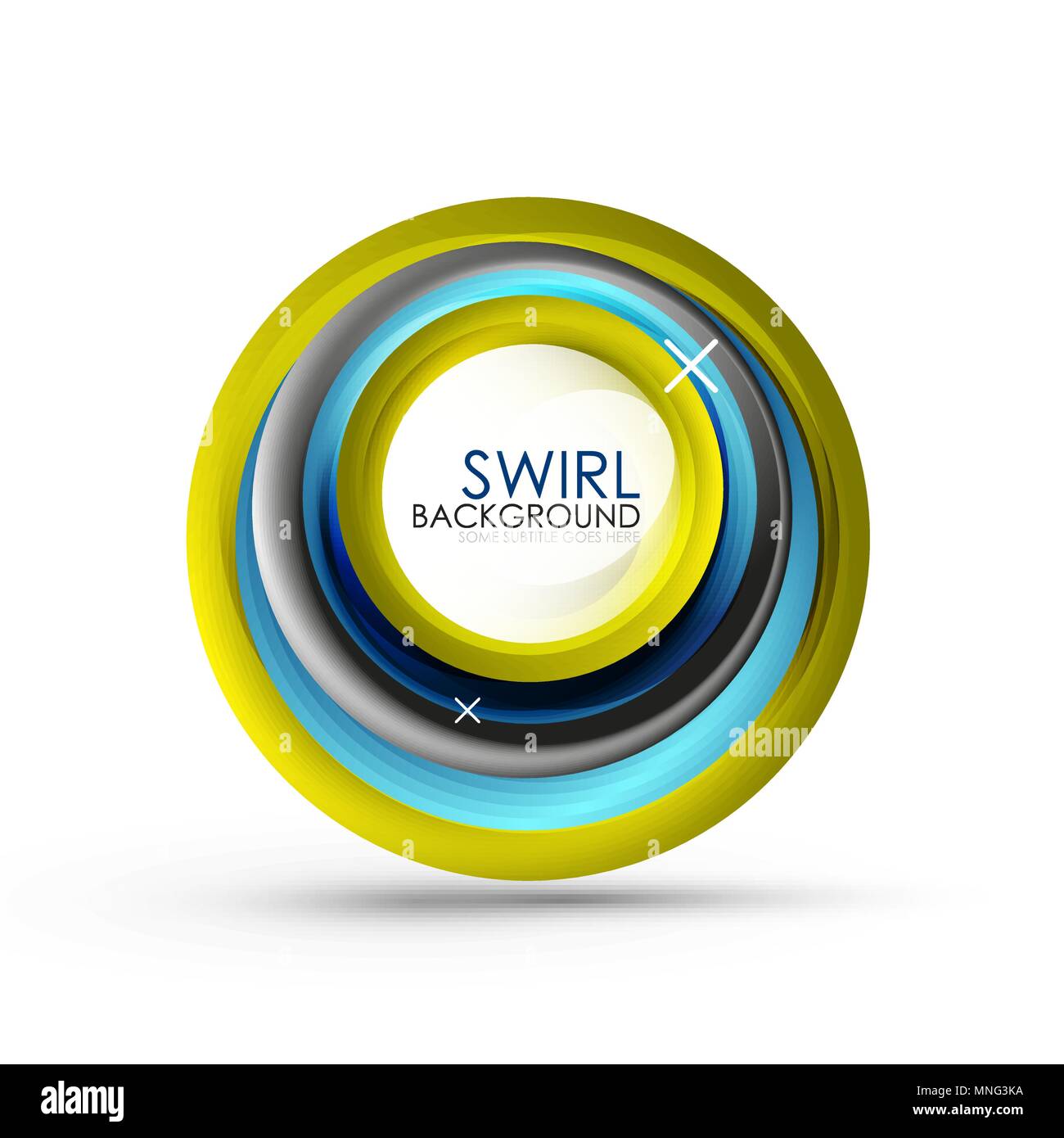 Les lignes en spirale tourbillon vecteur 3d abstract background. Les ...