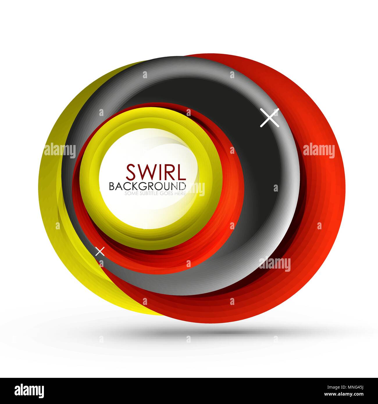 Les lignes en spirale tourbillon vecteur 3d abstract background. Les ...