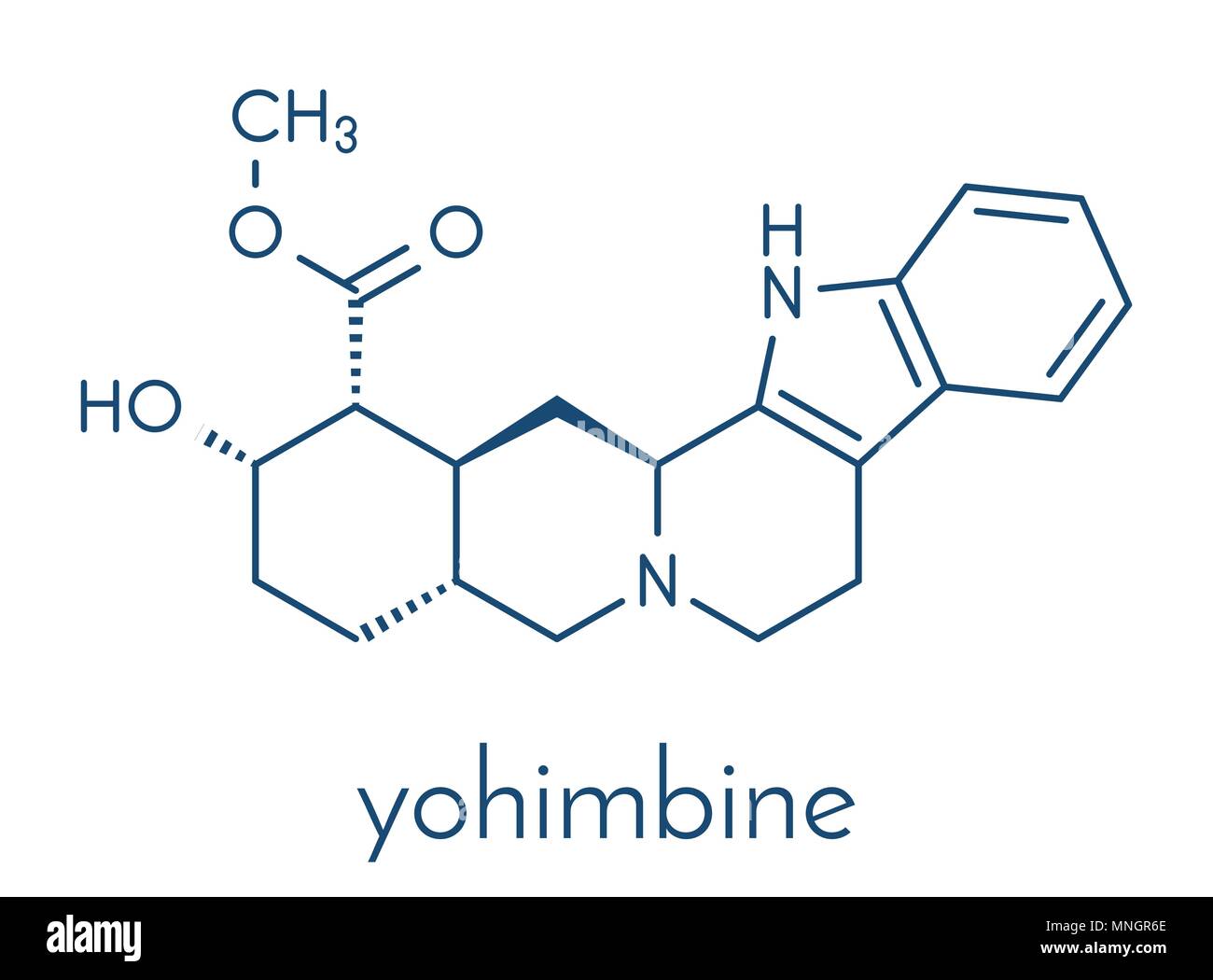 Molécule alcaloïde de la yohimbine. Utilisé comme aphrodisiaque ...