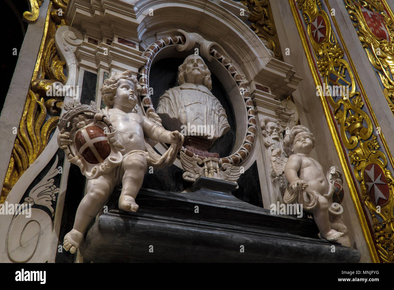 La Valette, Malte St John Co-cathédrale catholique romaine art ...
