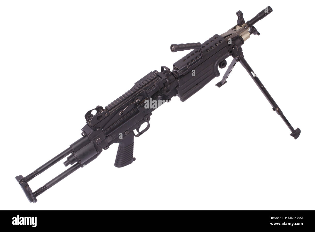 M249 machine gun Banque de photographies et d’images à haute résolution ...