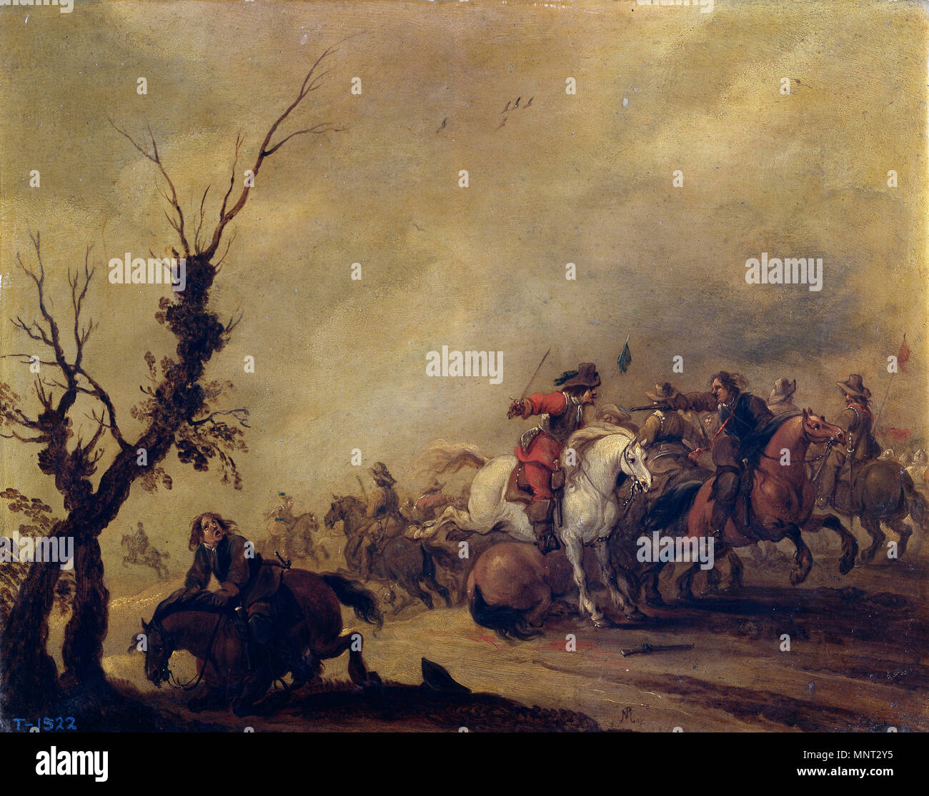 Cavalry skirmish Banque de photographies et d’images à haute résolution ...